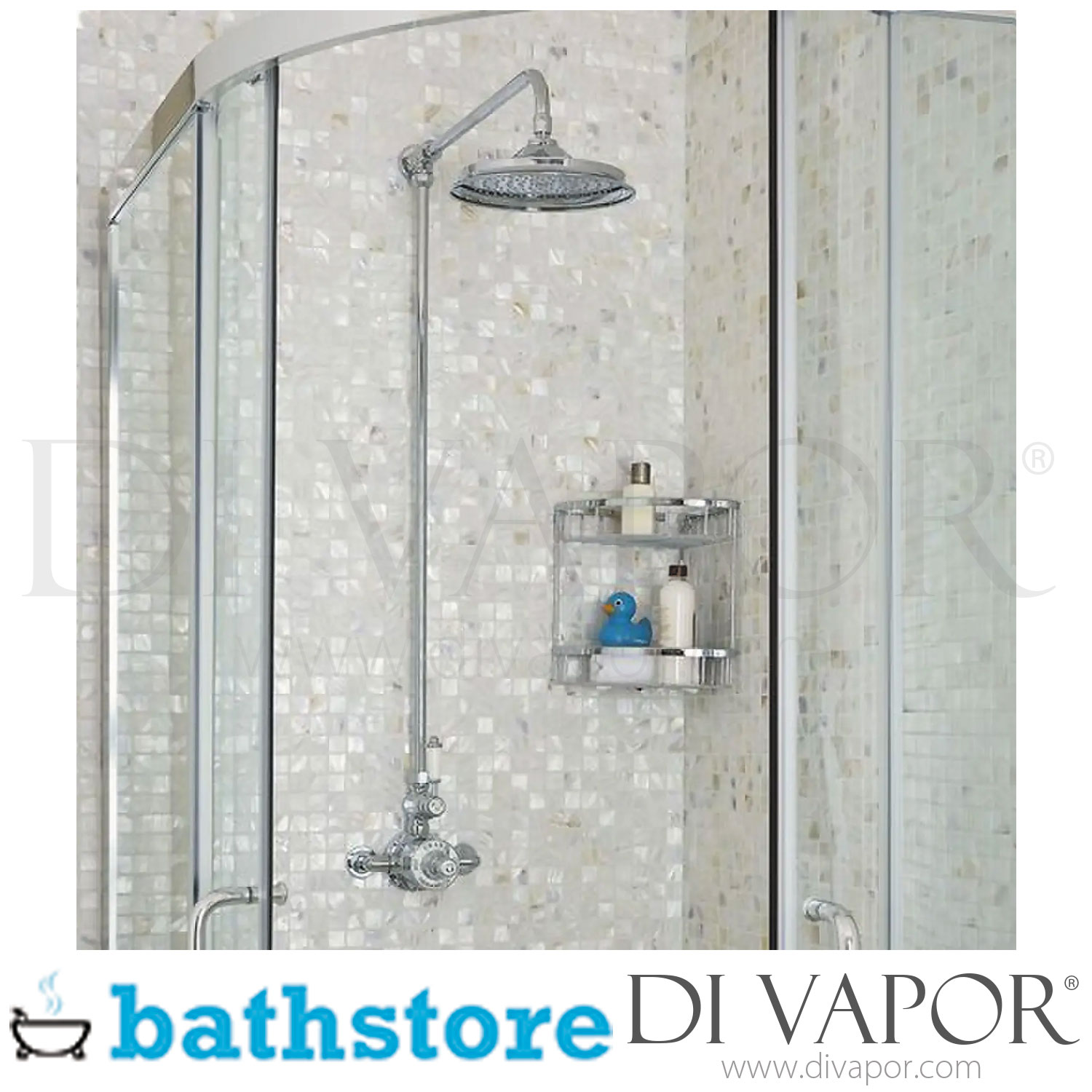 Bathstore Grand Chrome Exposed Shower System Thermostatic Spare Parts - B DV 177