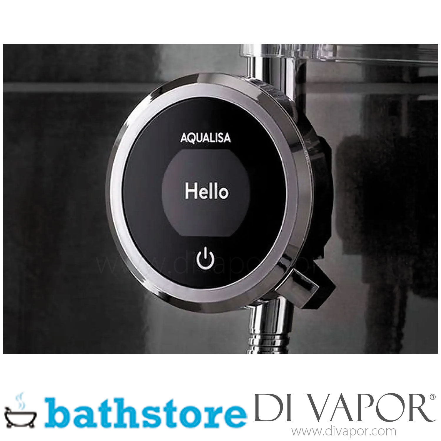 Bathstore Aqualisa Quartz Touch Exposed Digital Shower & Bathfill Kit ...