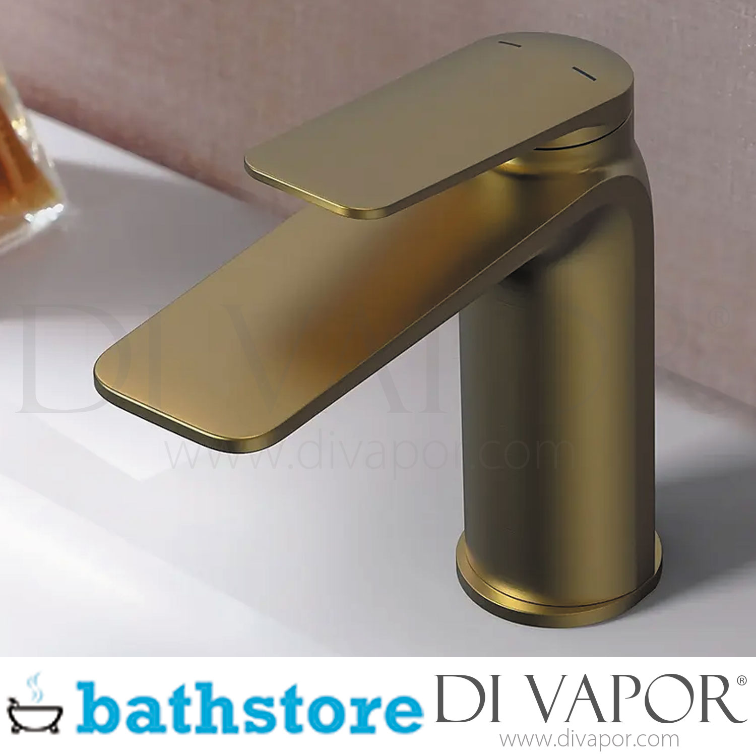 Bathstore Aero Brushed Brass Basin Mixer Tap (No Waste) Spare Parts - B ...