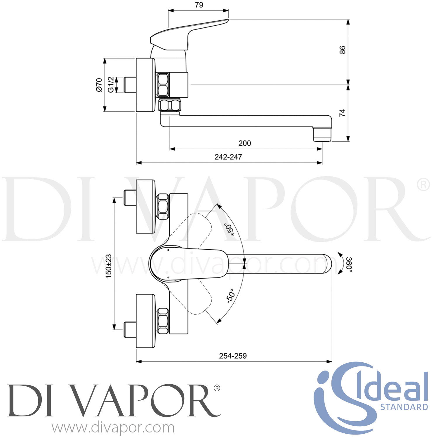 Ideal Standard B1730AA Ceraflex Exposed Sink Mixer Kitchen Tap Spare Parts