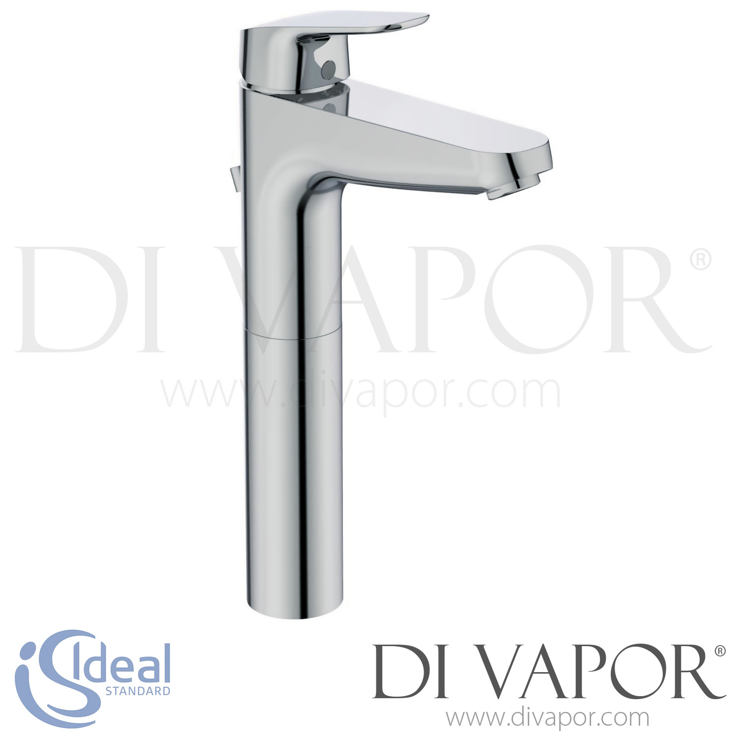 Ideal Standard B1872AA Ceraflex Vessel Basin Mixer with Pop-Up Waste ...