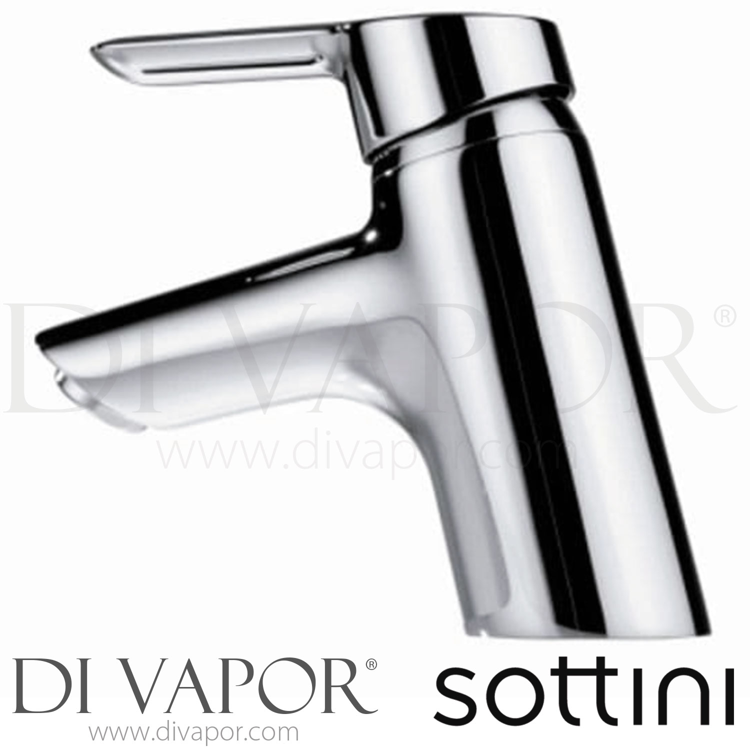 Sottini Rosita Chrome Single Lever One Taphole Bath Filler Spare Parts ...