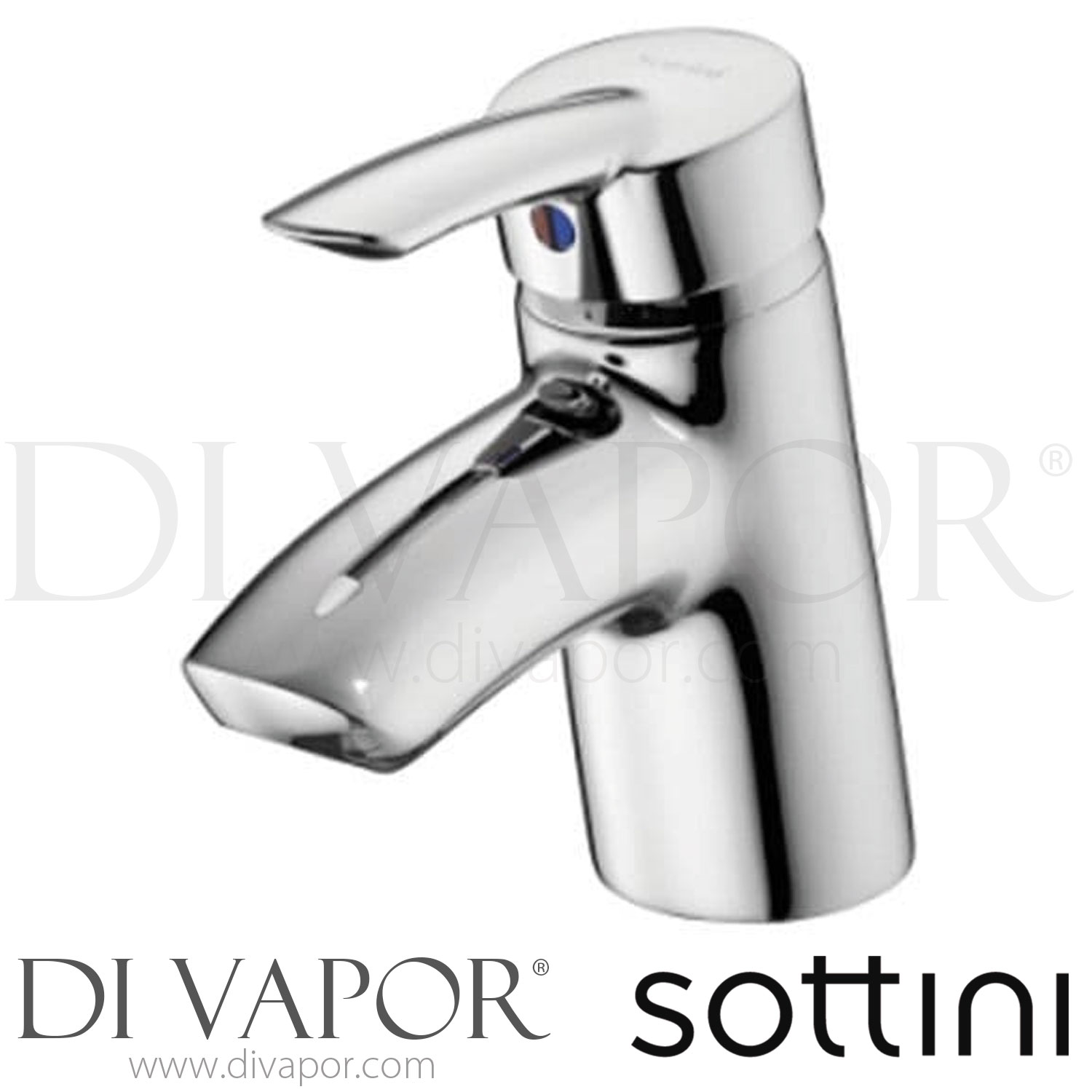 Sottini Celano Chrome Single Lever One Taphole Bath Filler Spare Parts ...