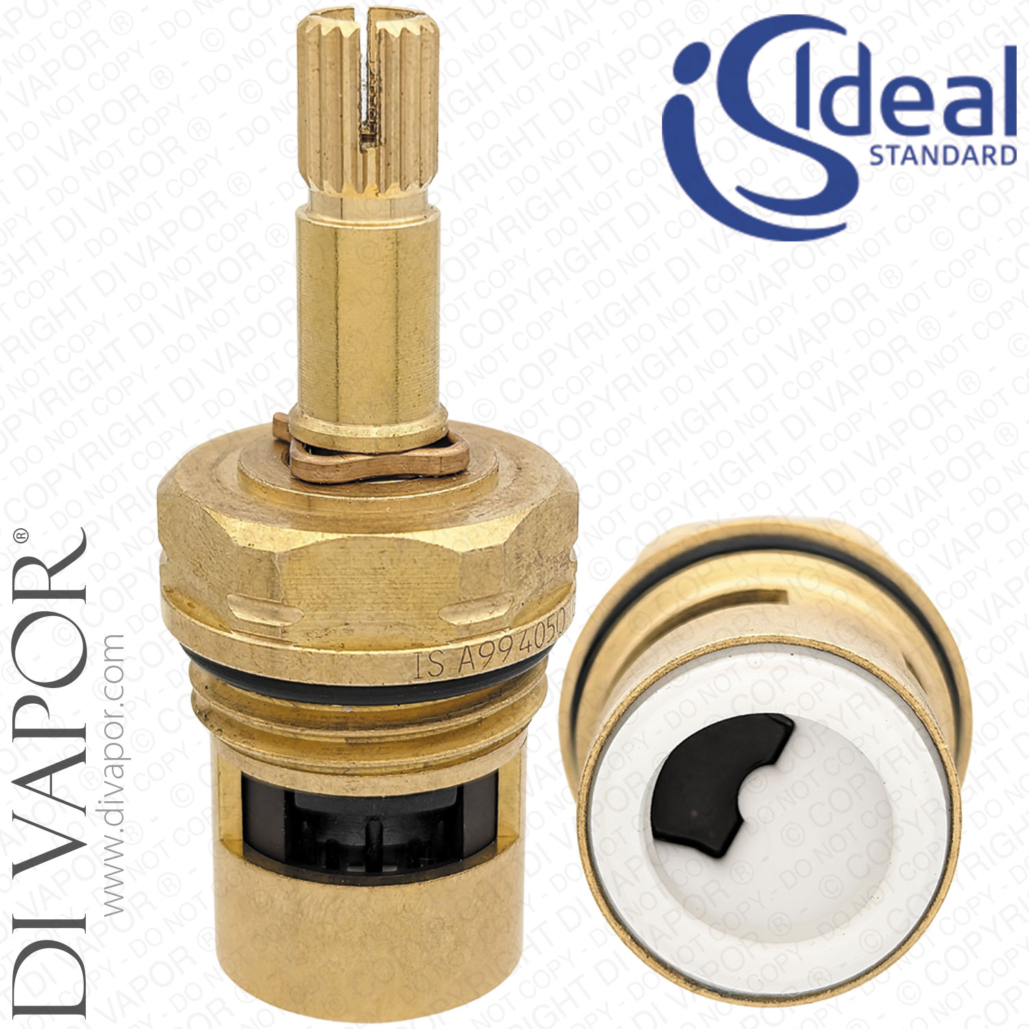 Ideal Standard B960524NU G1/2 X 180 (Half Turn, 1/2" BSP), 18 splines ...