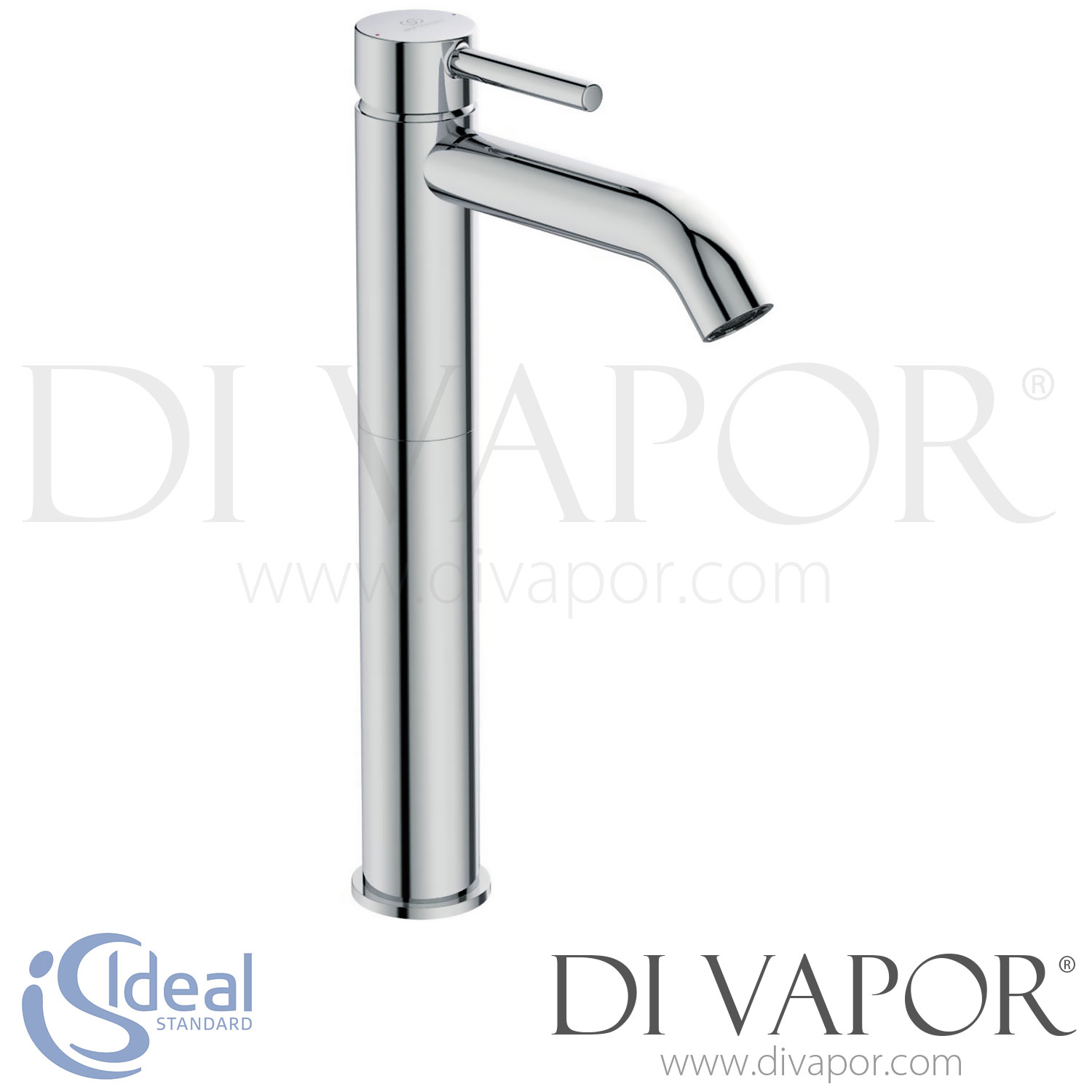 Ideal Standard BC269AA Ceraline Vessel Basin Mixer Tap without Pop-Up ...