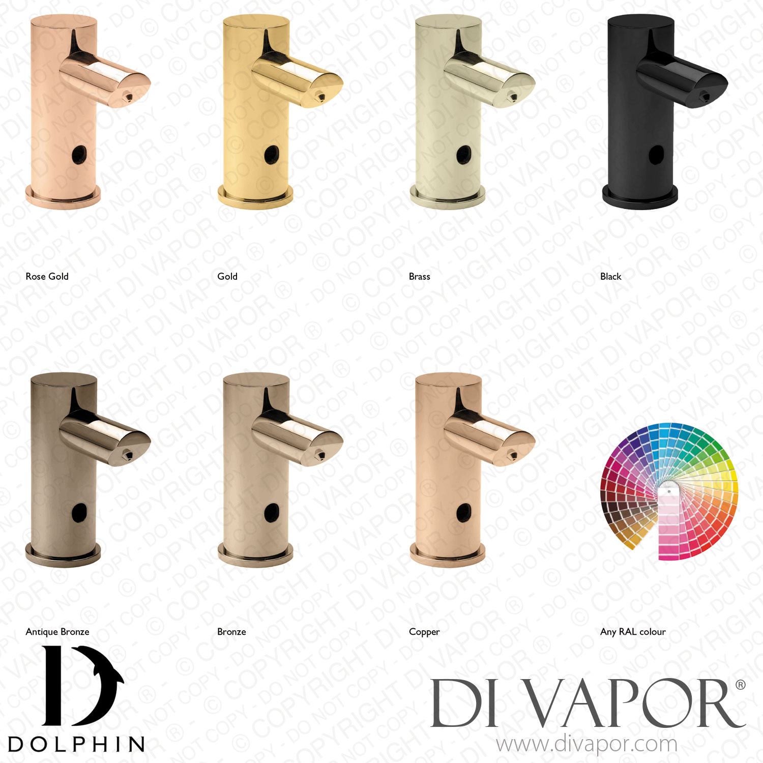 Dolphin Solutions Infrared Foam Soap Dispenser (BC633F.6.XX) Spare Parts