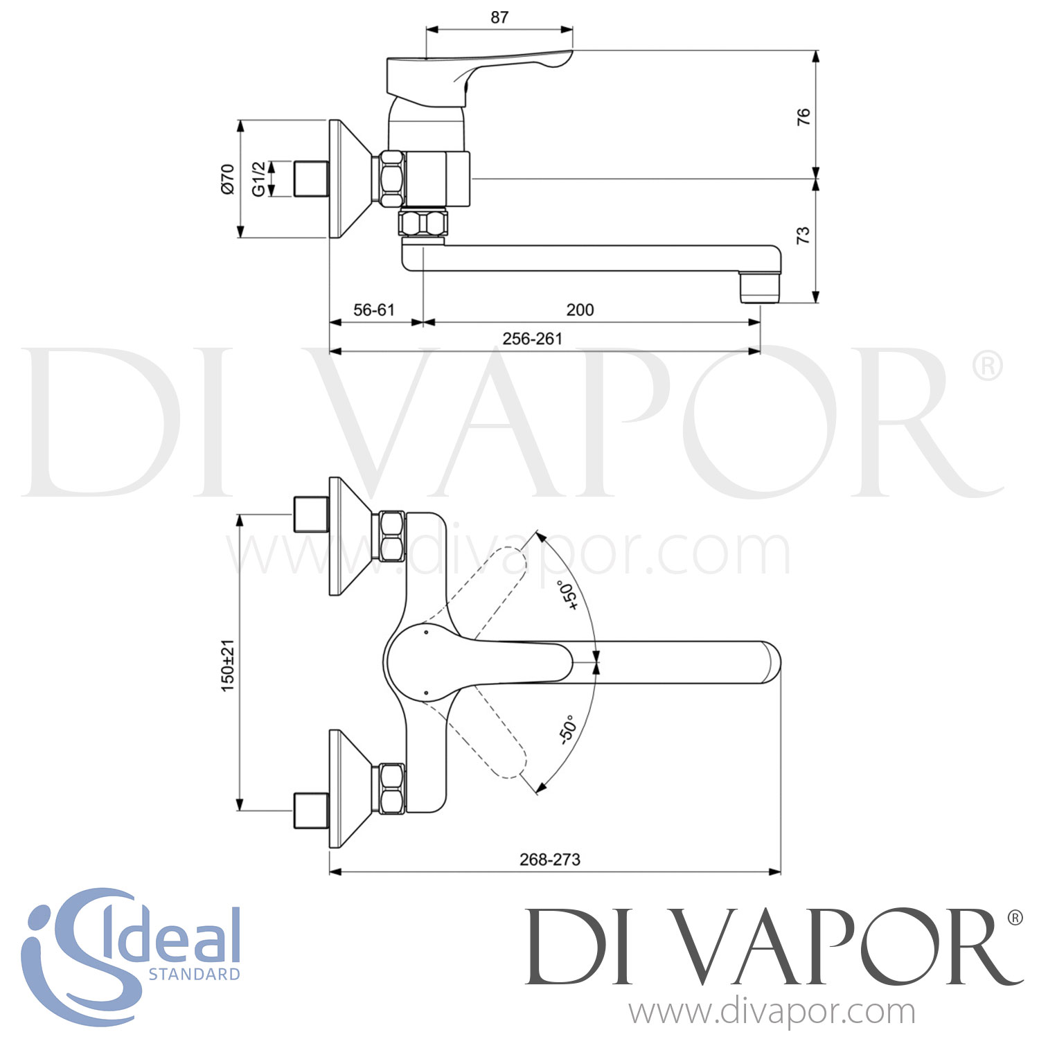 Ideal Standard BC661AA Alpha Kitchen Mixer Spare Parts