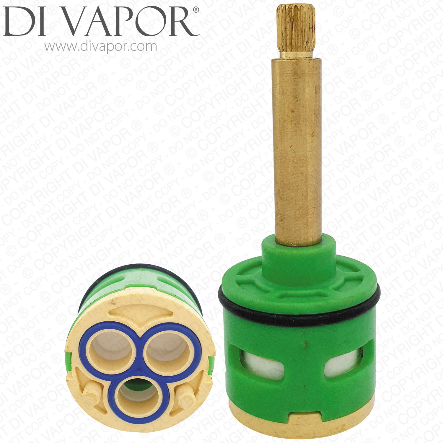 Bathaholic Shower Valve 3-Way Diverter Cartridge - 86mm Length - BHH1672