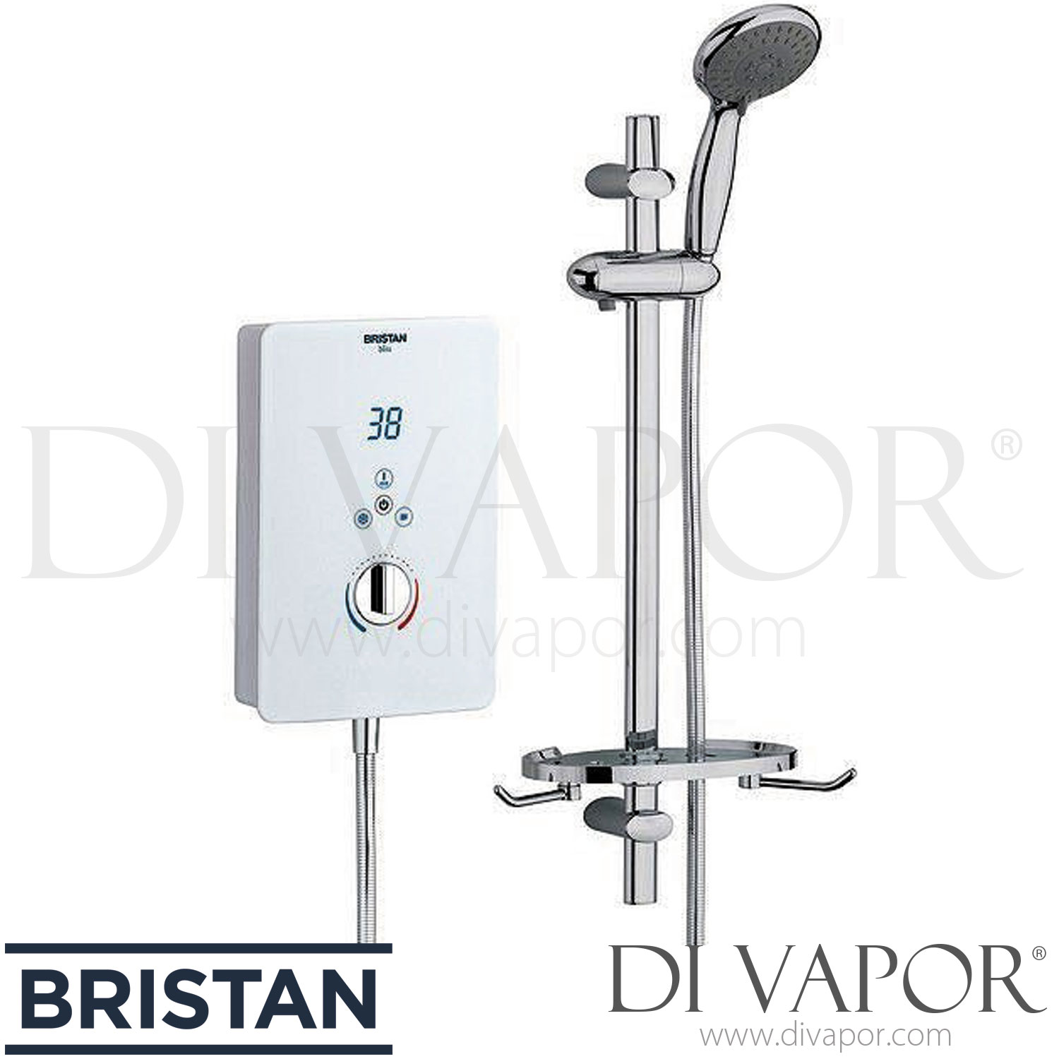 Bristan BL105 W Bliss 10.5 kW Electric Shower - White - Spare Parts