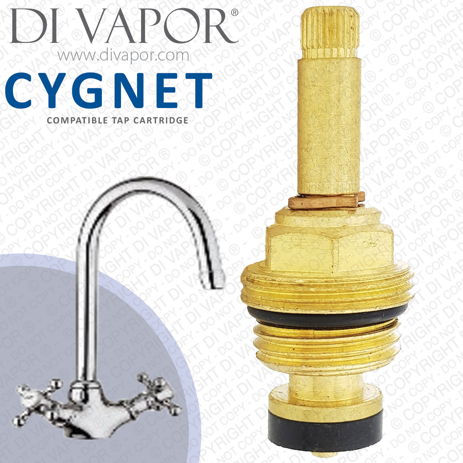 BLANCO CYGNET - BM1635 Kitchen Tap Cartridge Spare (Same for Hot & Cold ...