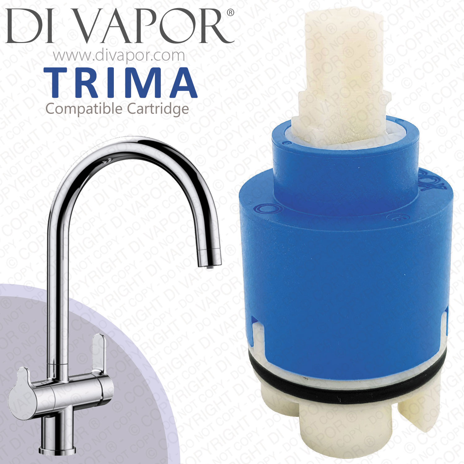 Blanco TRIMA CHROME - Compatible BM3152CH Mixer Tap Cartridge - BM3152CHD
