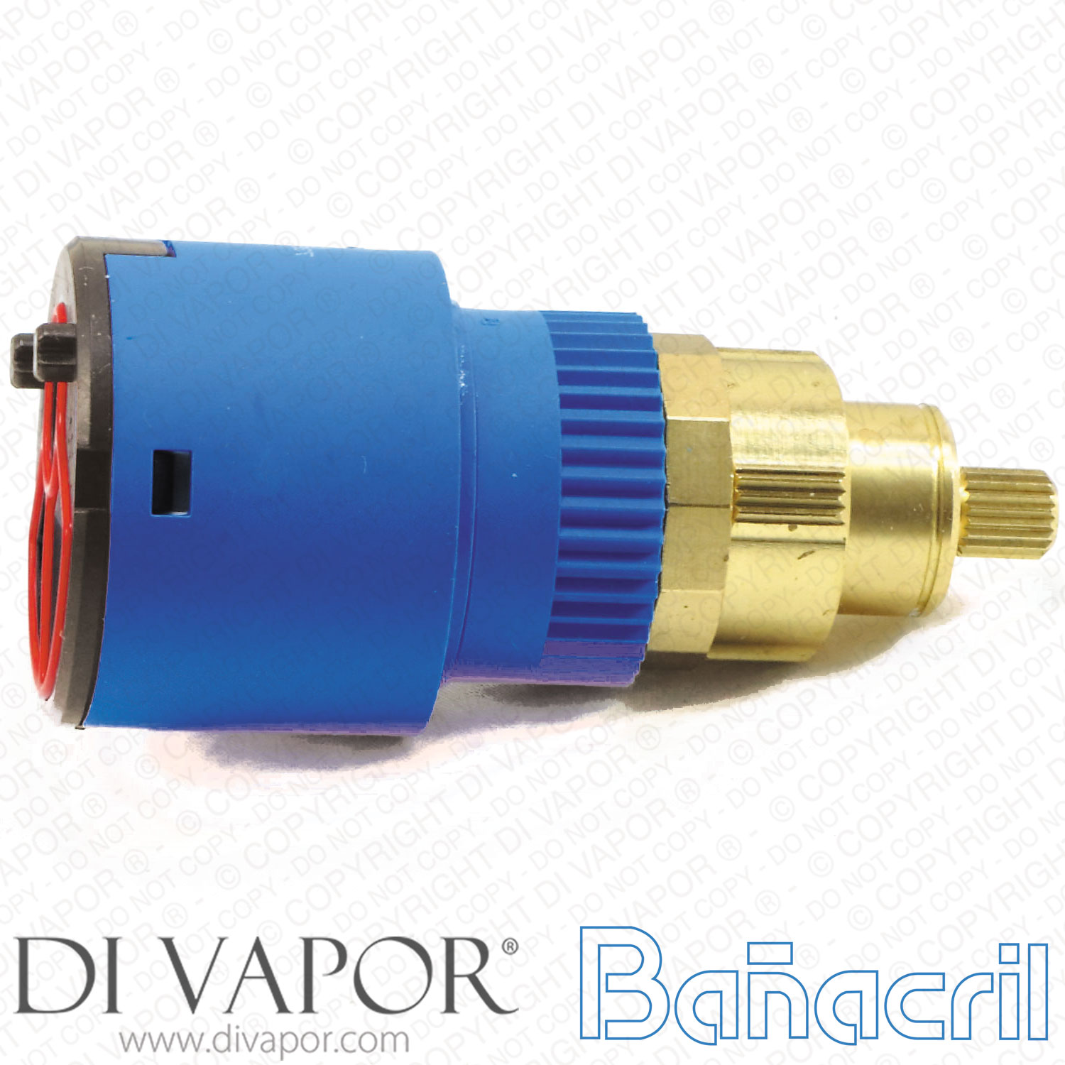 Banacril Thermostatic Shower Cartridge Replacement (Blue & Black)