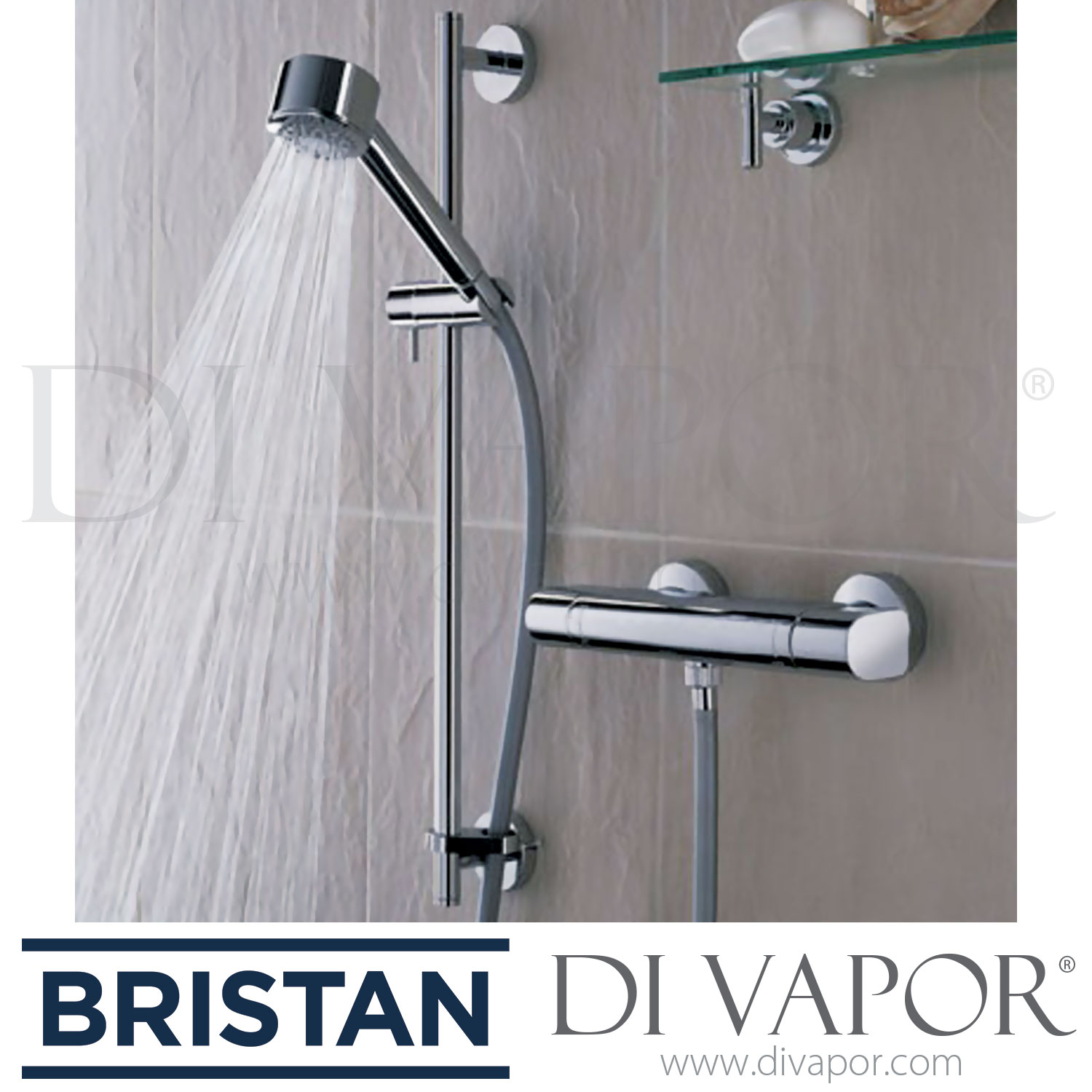 Bristan Aqueous Thermostatic Bar Shower with Riser Kit Spare Parts - BR ...