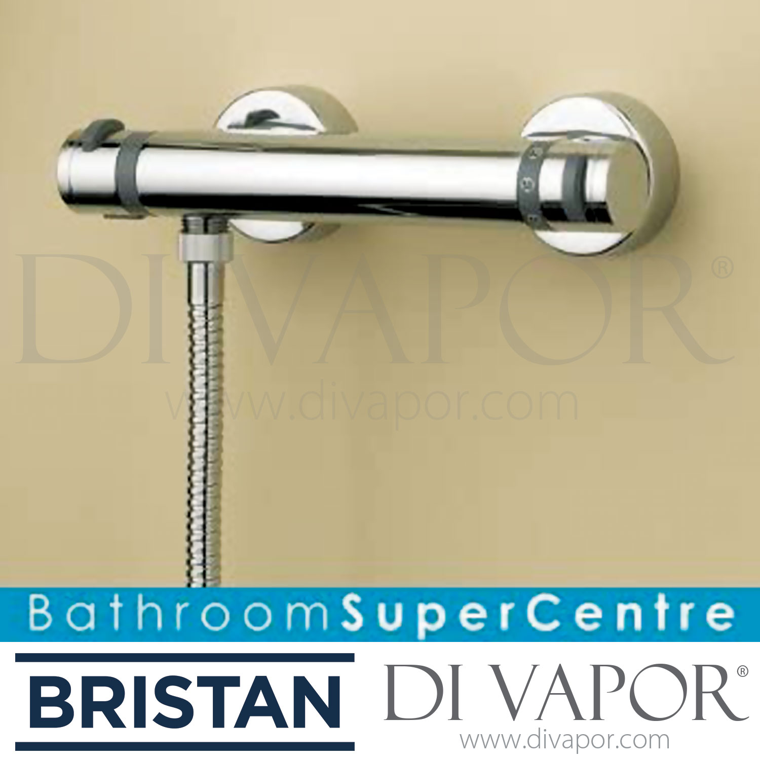 Bristan AR SHXVOFF C Artisan Thermostatic Surface Mounted Bar Shower ...
