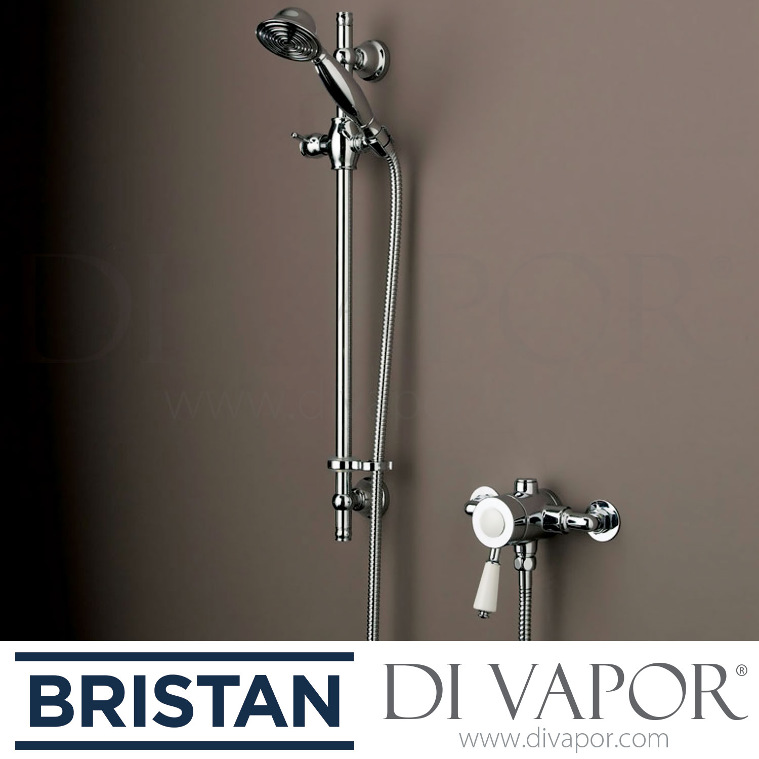 Bristan Colonial Single Sequential Thermostatic Valve & Adjustable ...