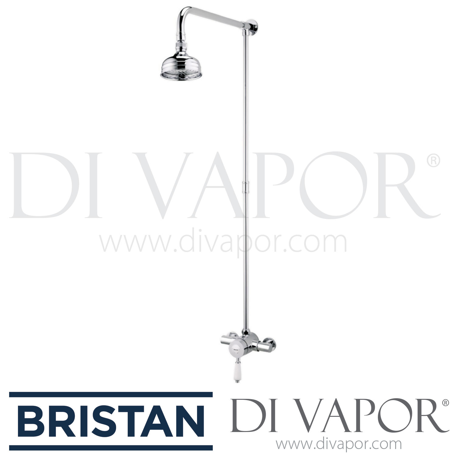 Bristan Colonial2 Thermostatic Shower Valve with Rigid Riser Spare ...
