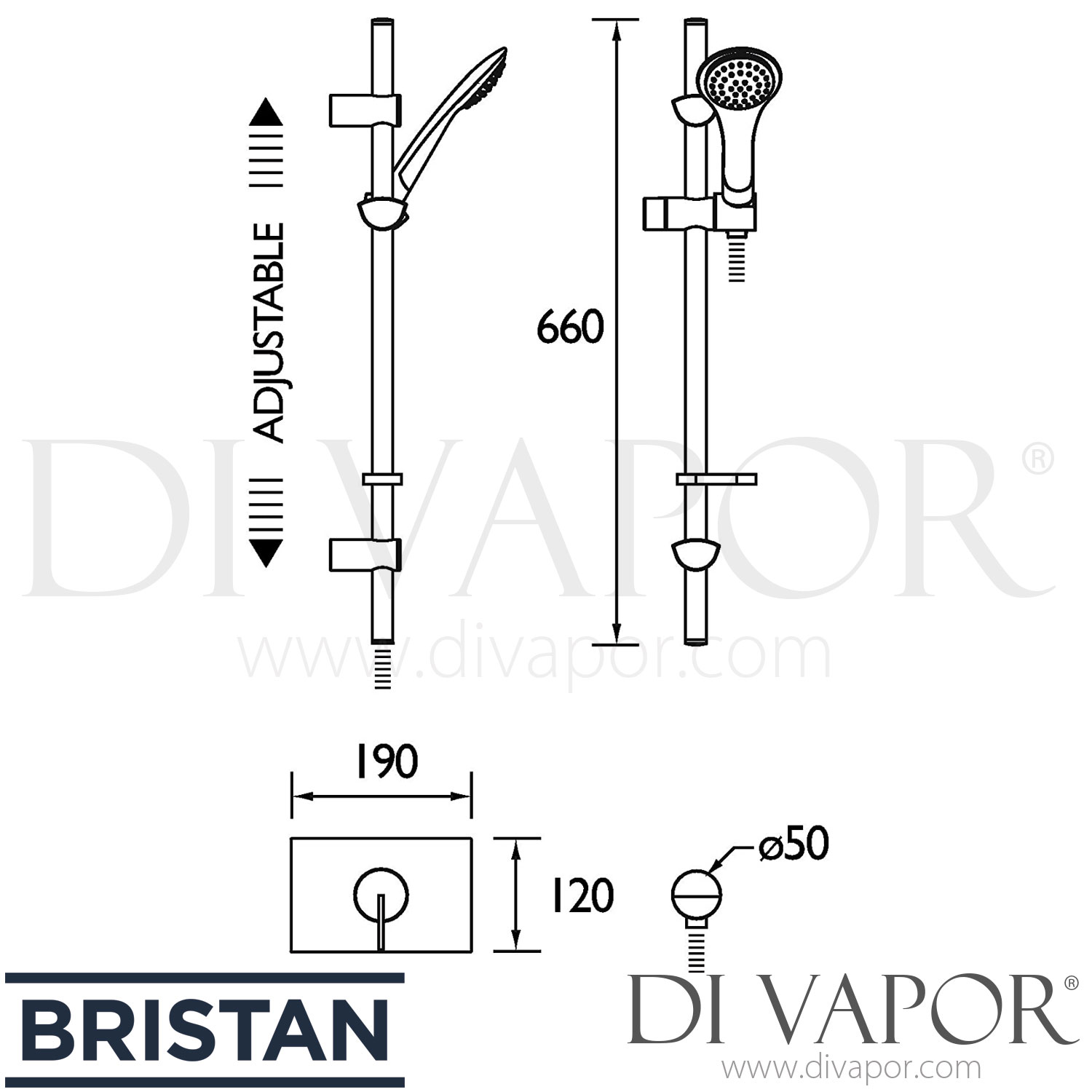 Bristan SOQ2 SHCAR C Sonique 2 Concealed Mixer Shower Spare Parts - BR ...