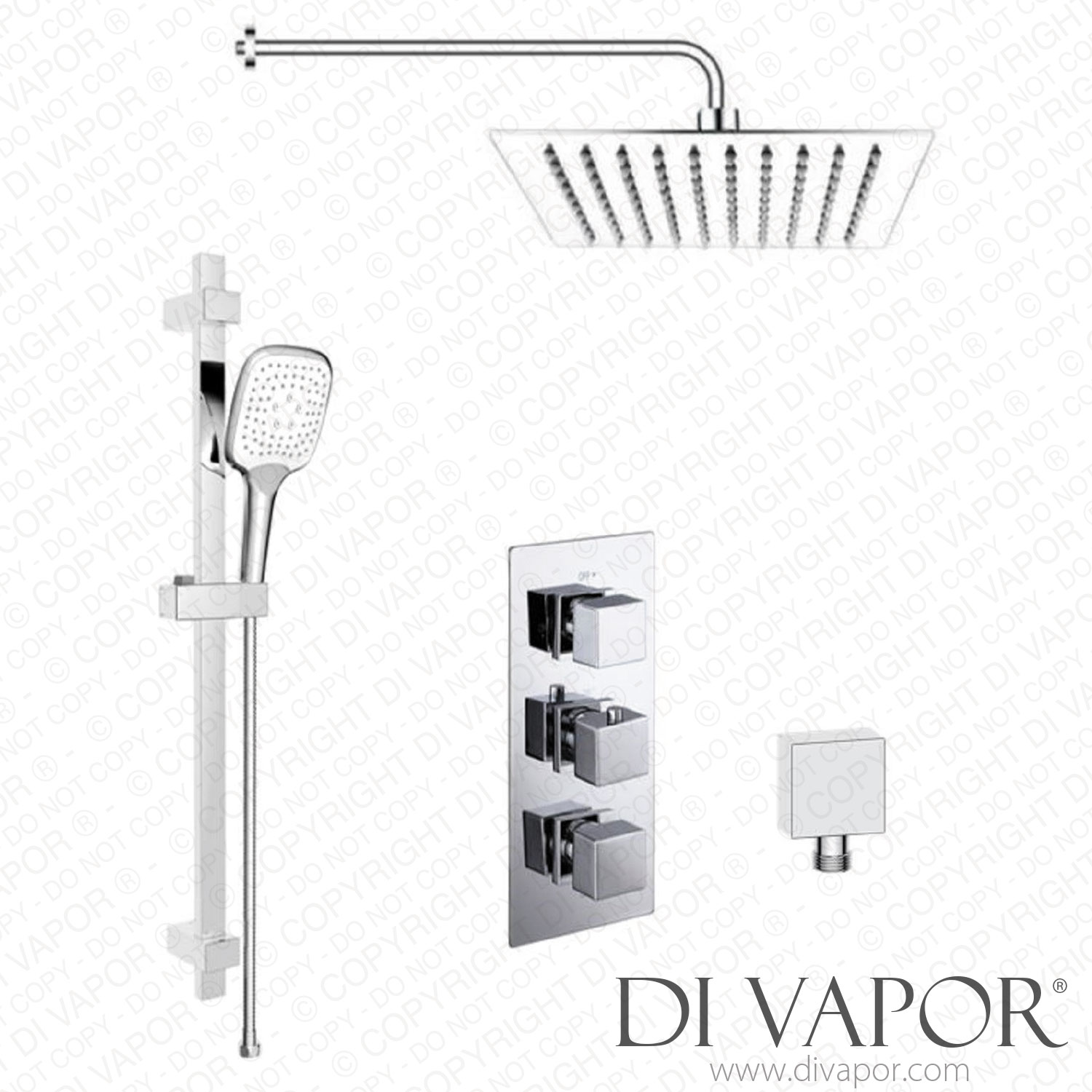Better Bathrooms BUN/BeBa_26812/77950 Chrome Concealed Shower Mixer ...