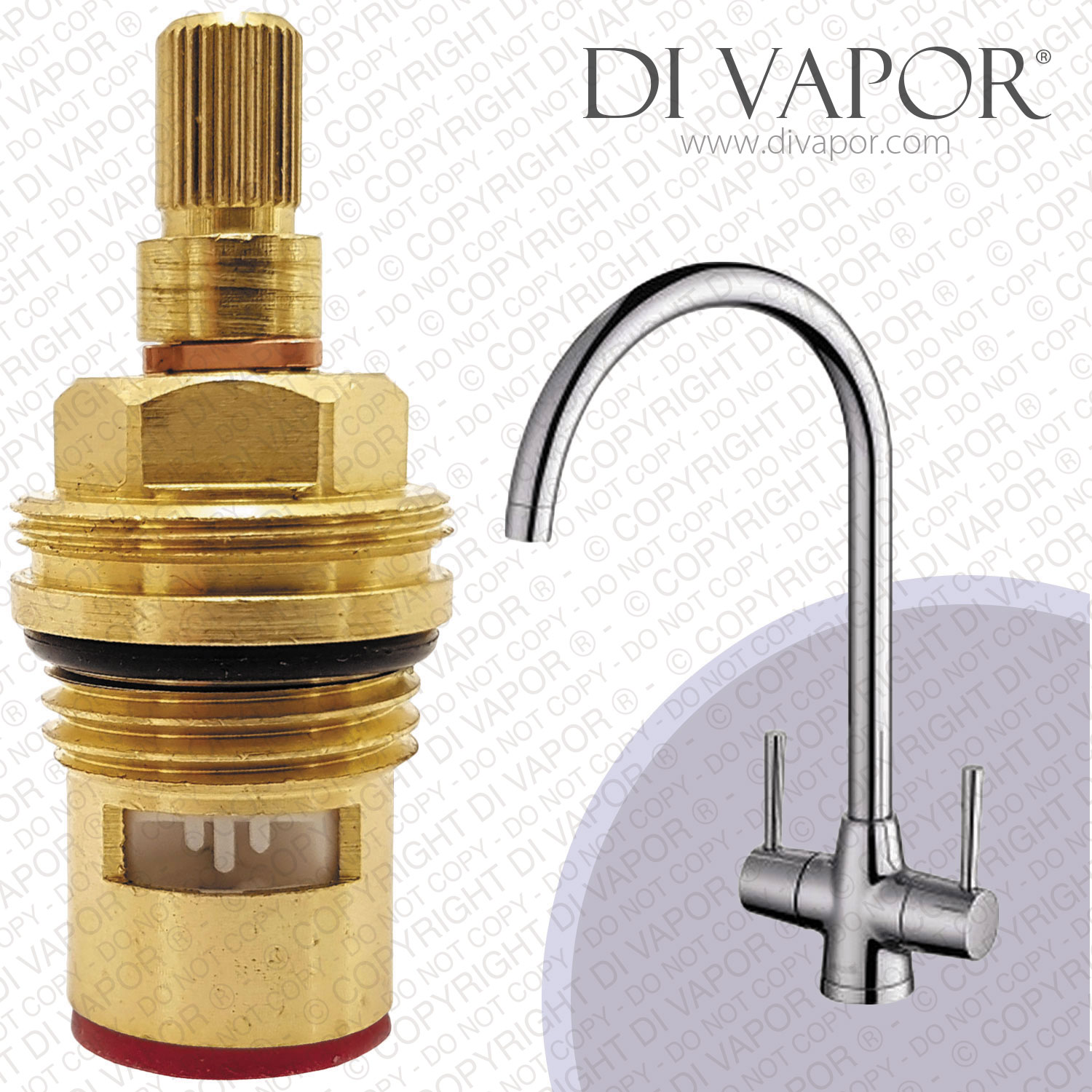 Blanco Max BM5400TB-AB Hot Tap Cartridge, 1/2", 28 Spline - BM5400 ...