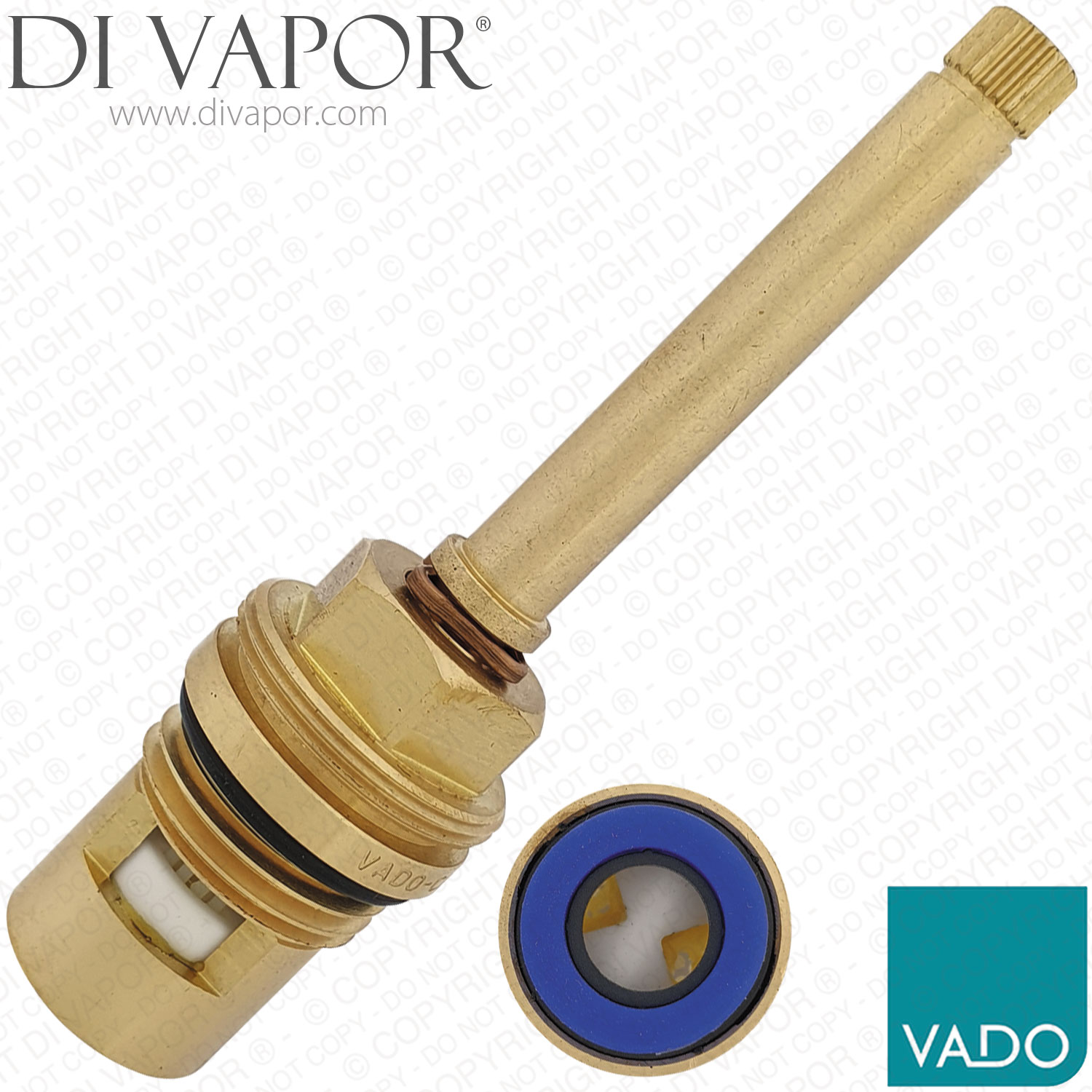 Vado C-204-RTC Quarter Turn Flow Cartridge - 91mm