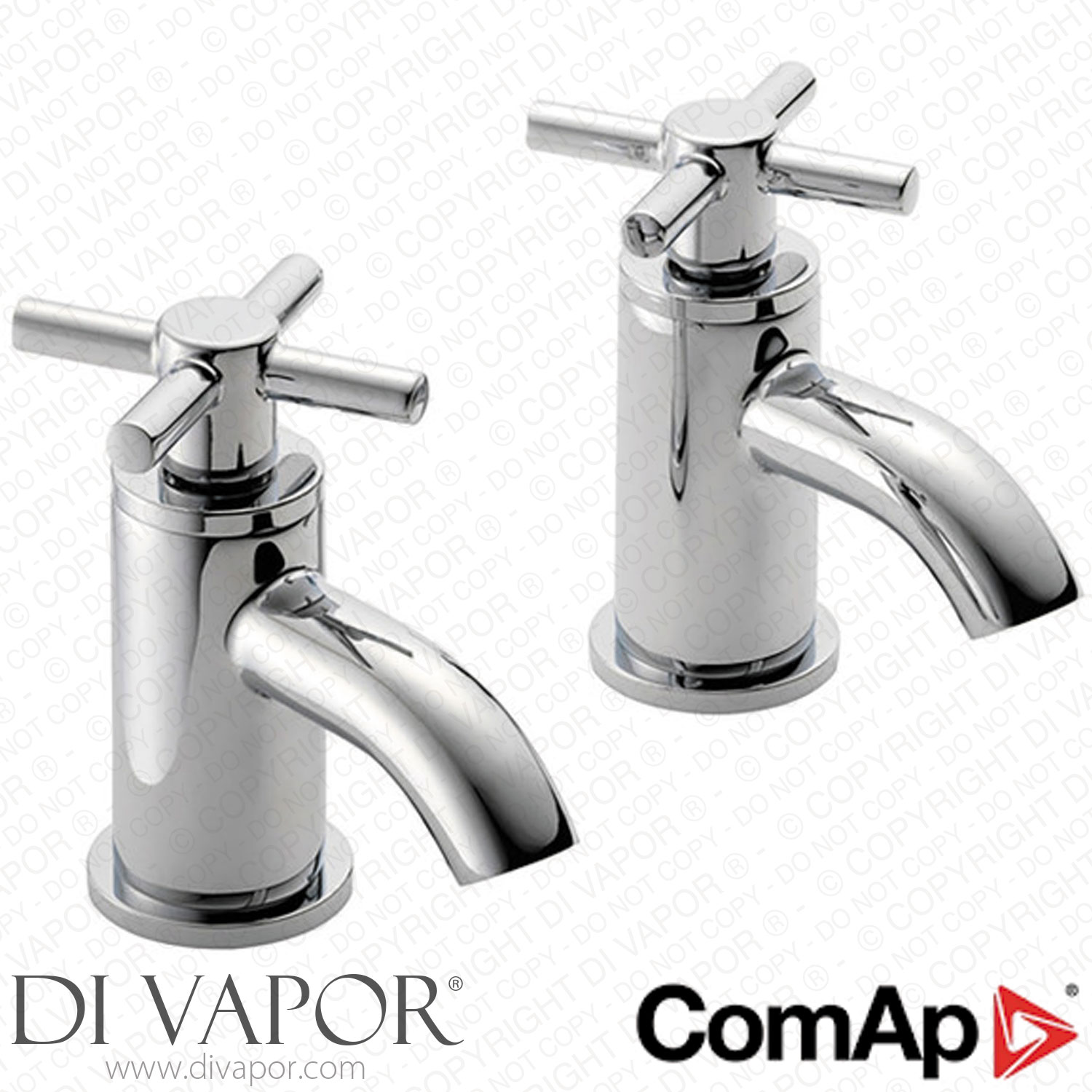 Comap Pegler Xia Mono Bath Pillar Taps in Chrome 4K8006 | 4E1033 Spare ...
