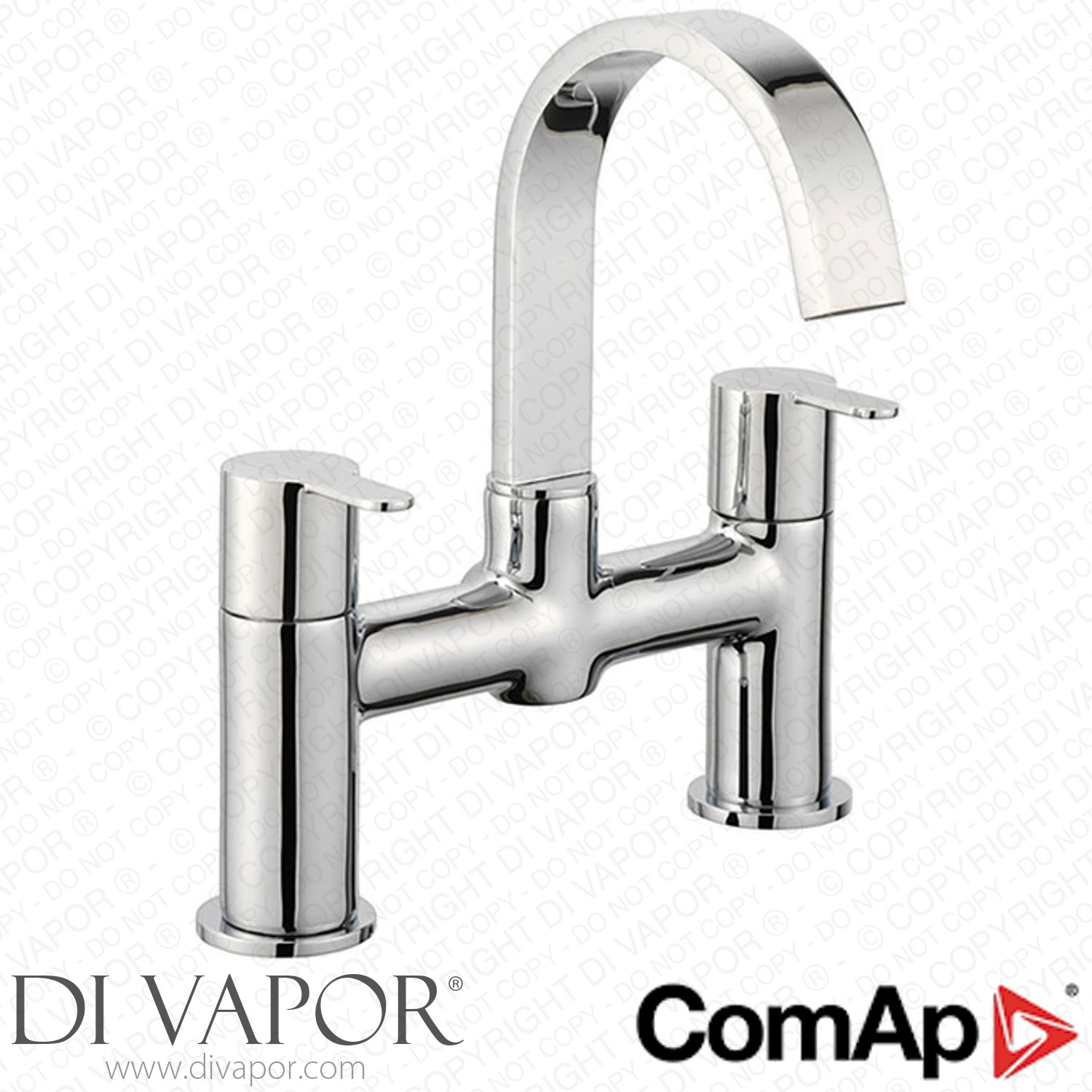 Comap Pegler Strata Bath Filler in Chrome 4K6008 | 4E1055 Spare Parts