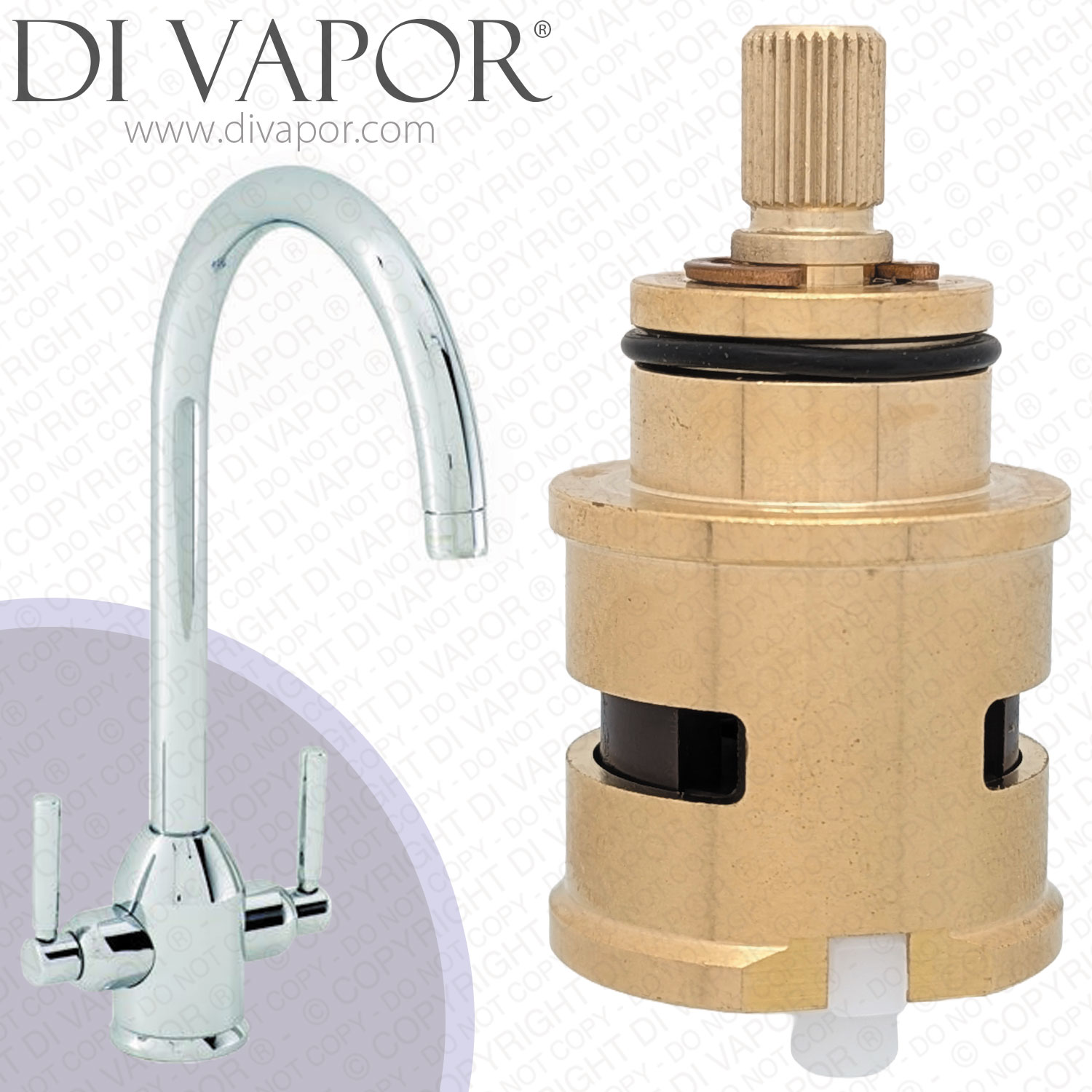 Carron Phoenix Dante Filter Tap Diverter Cartridge