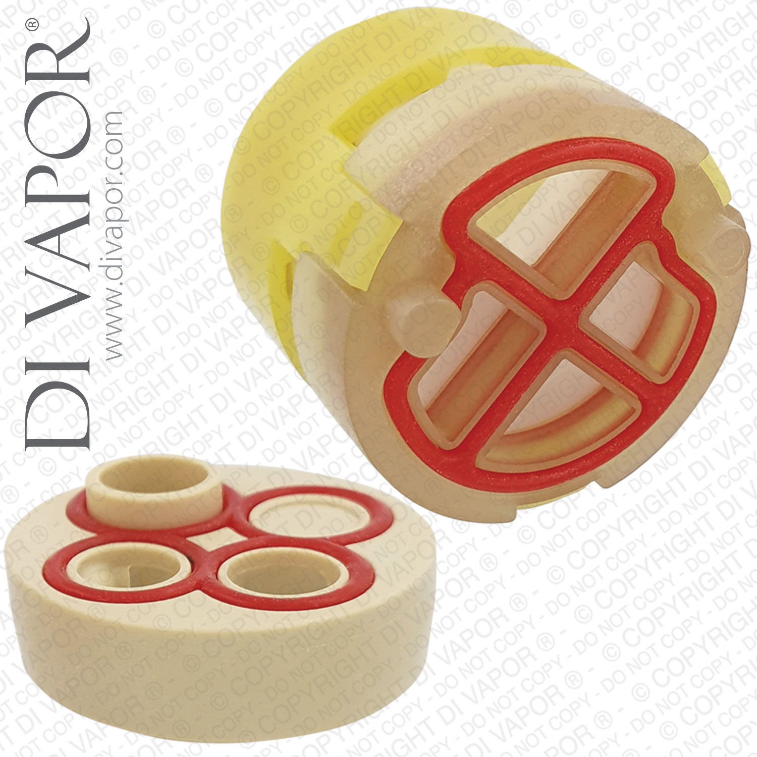 Yellow Diverter Cartridge for Watermark CRT-VCD3 SS-THVD3/ SS-VCWD3 Valve