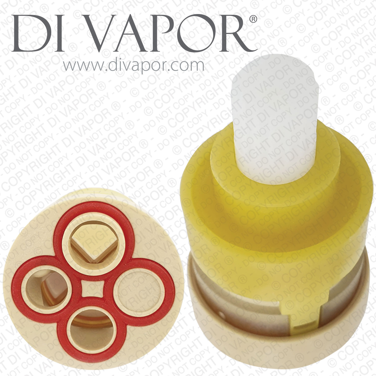Yellow Diverter Cartridge for Watermark CRT-VCD3 SS-THVD3/ SS-VCWD3 Valve