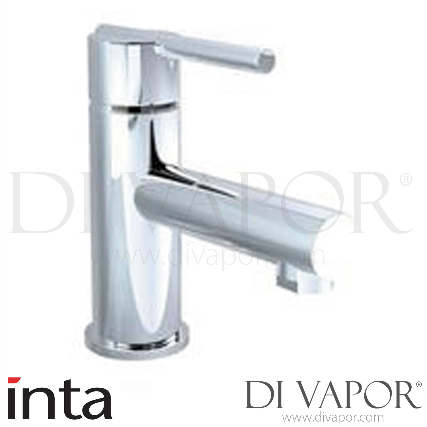 Inta CT10072CP City Basin Mixer Tap with Click Clack Waste Spare Parts
