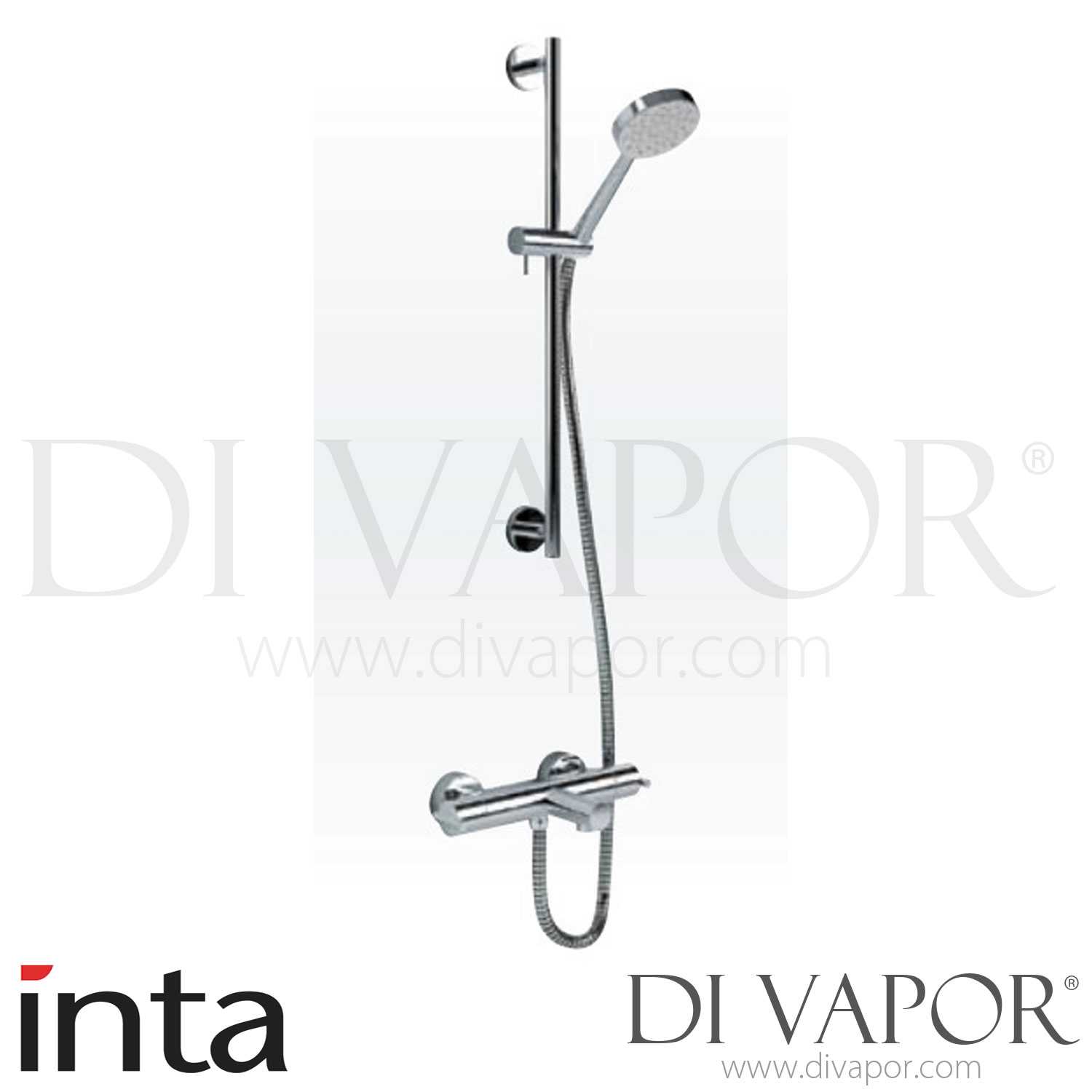 Inta CT30010CP City Thermostatic Bath Shower Mixer Wall Mounted Spare Parts