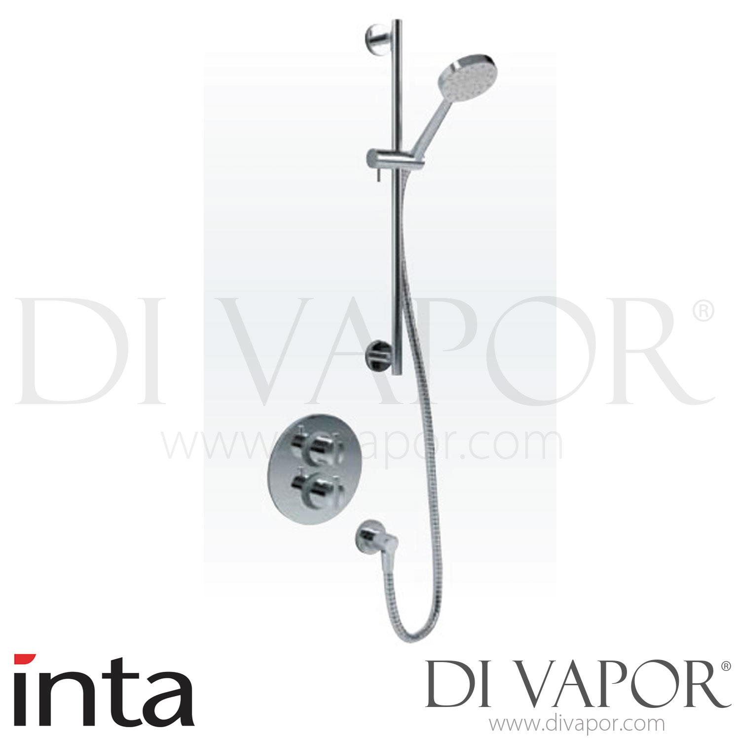 Inta City Thermostatic Concealed Shower (Single Outlet) Spare Parts ...