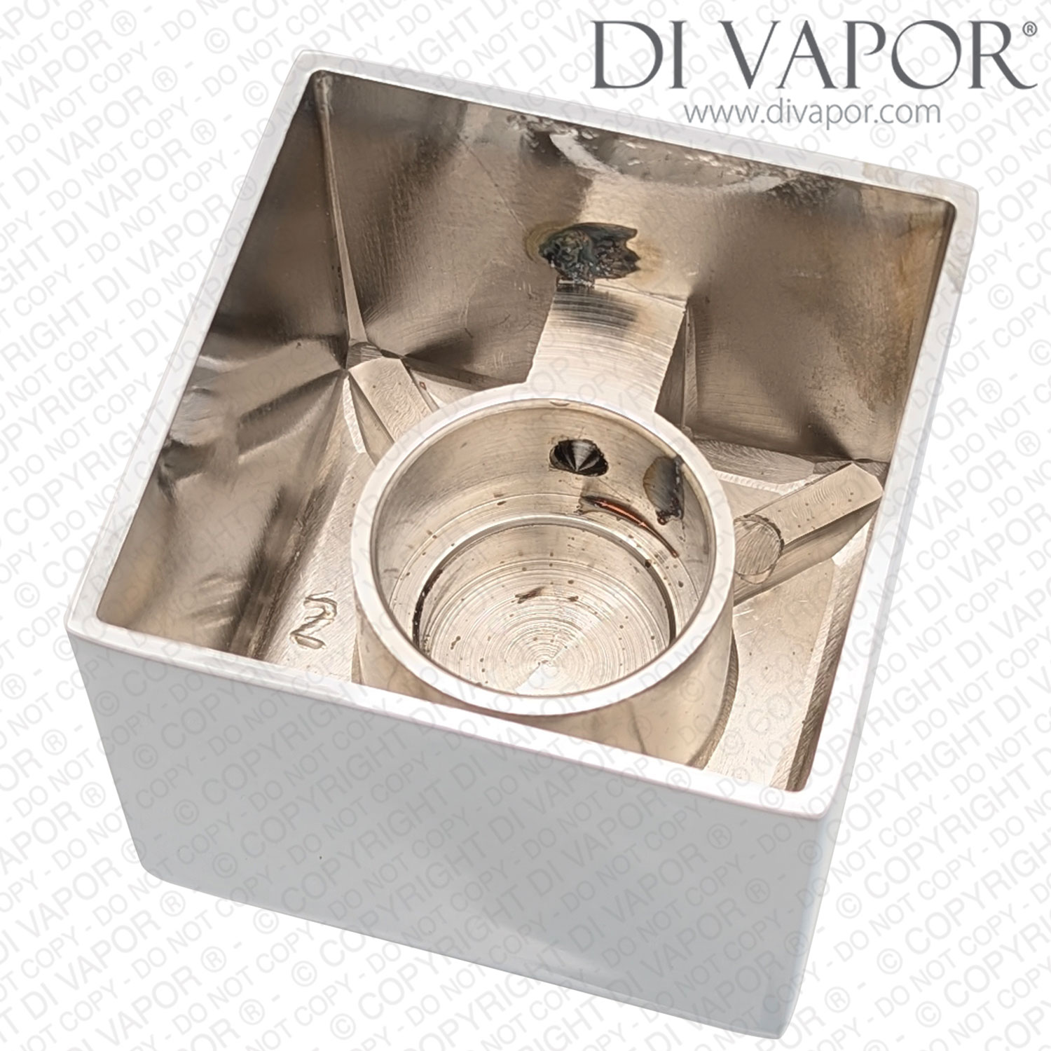 Square Chrome Flow Control Handle for Three Cube Shower Valve - D54S5 ...