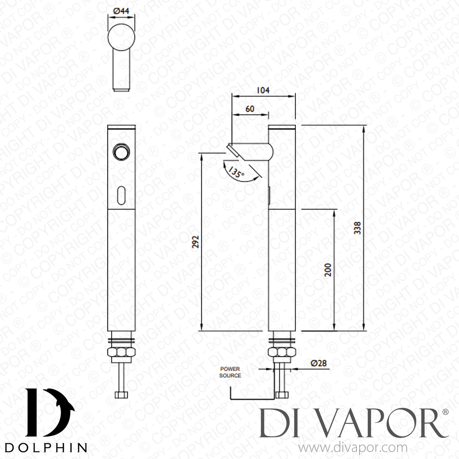 Dolphin Solutions Infrared Sensor Tap (DBL225S-2) Spare Parts
