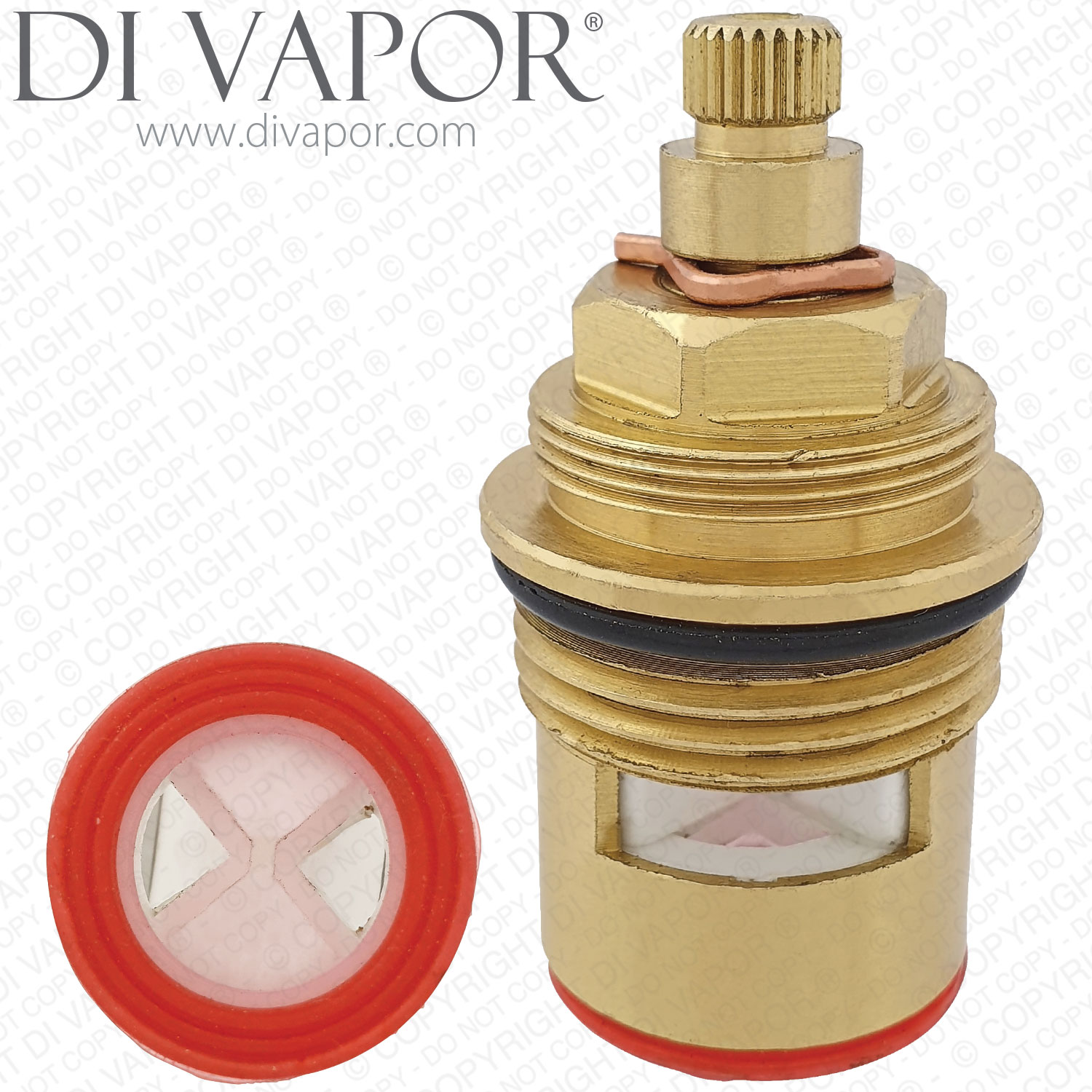 51mm 3/4" Ceramic Disc Cartridge (1/4 Turn, Clockwise Open) - DF5679