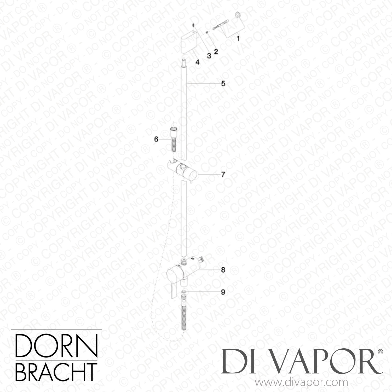 Dornbracht Series-Various Concealed Single-Lever Mixer with Integrated Shower Connection with ...