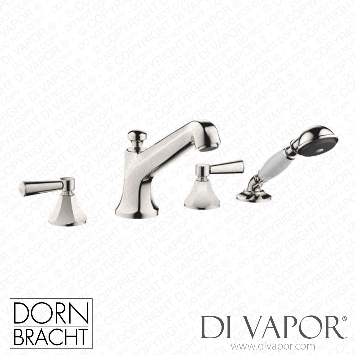 Dornbracht Madison Bath Shower Set for Bath Rim Or Tile Edge ...