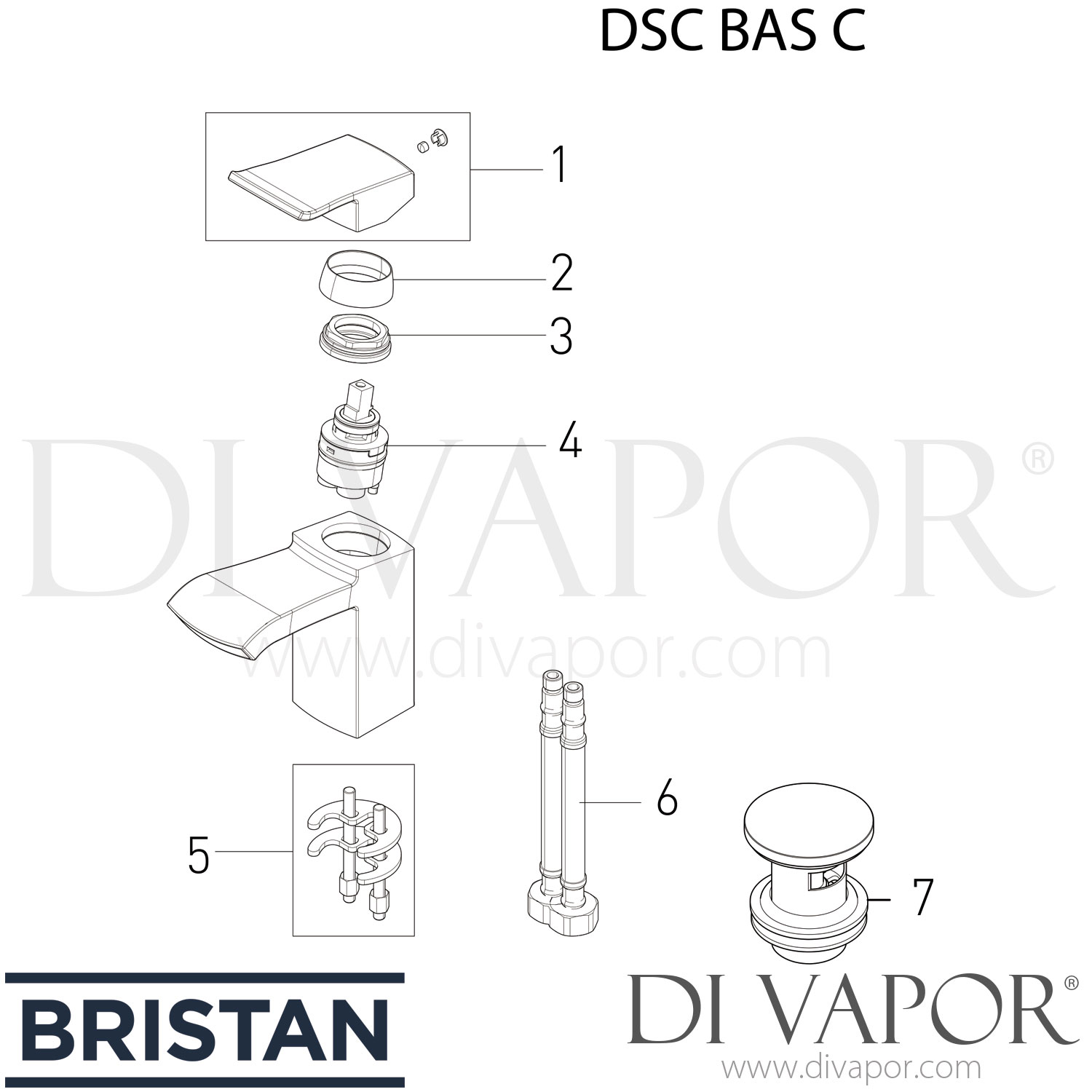 Bristan DSC BAS C Descent Deck Mounted Basin Mixer - 25/03/2015 - Tap ...