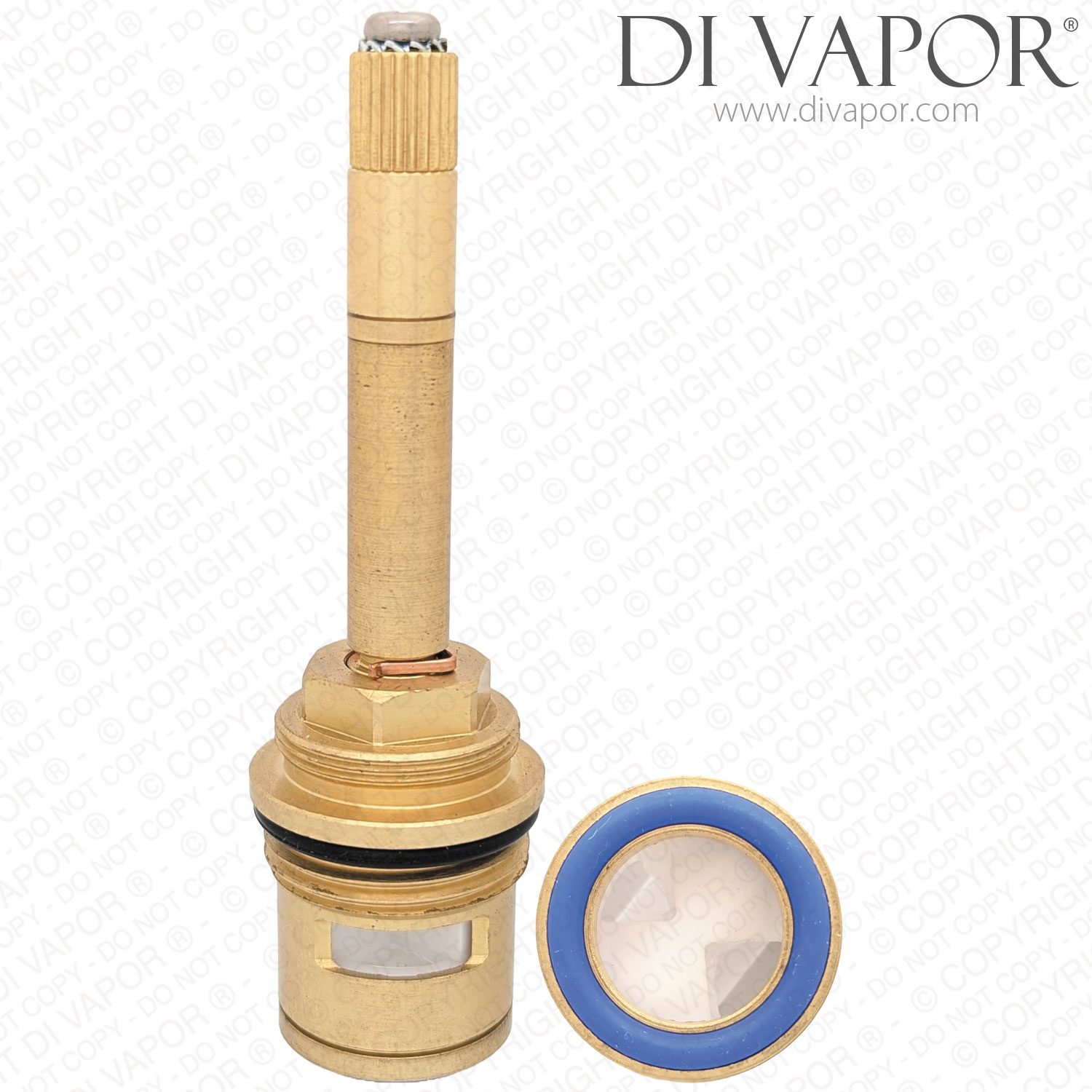 95mm 3/4 Inch On/Off Flow Ceramic Disc Cartridge - 24 Spline - Anti ...