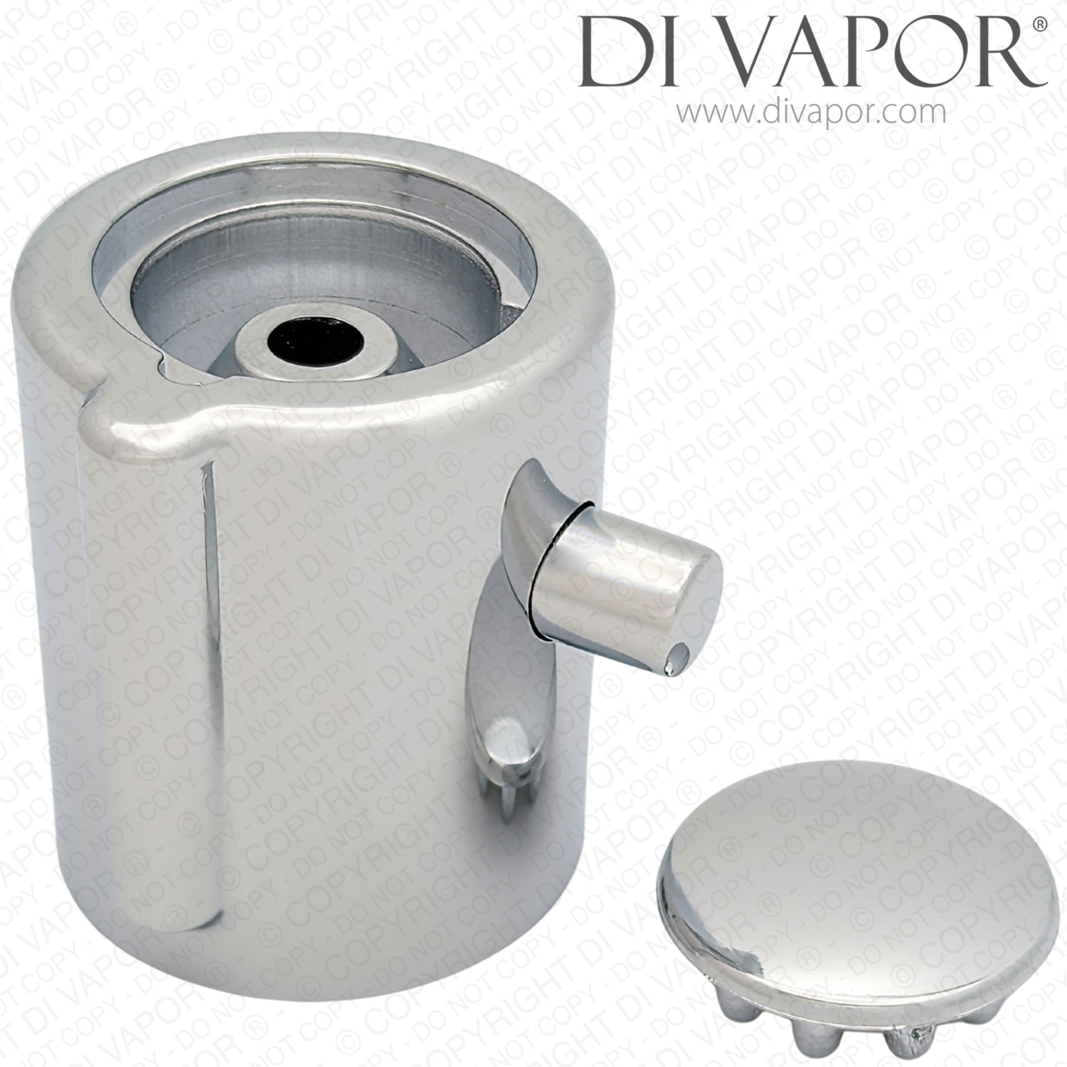 33mm Diameter Shower Bar Valve Temperature Handle - 40mm Length - 20 Spline