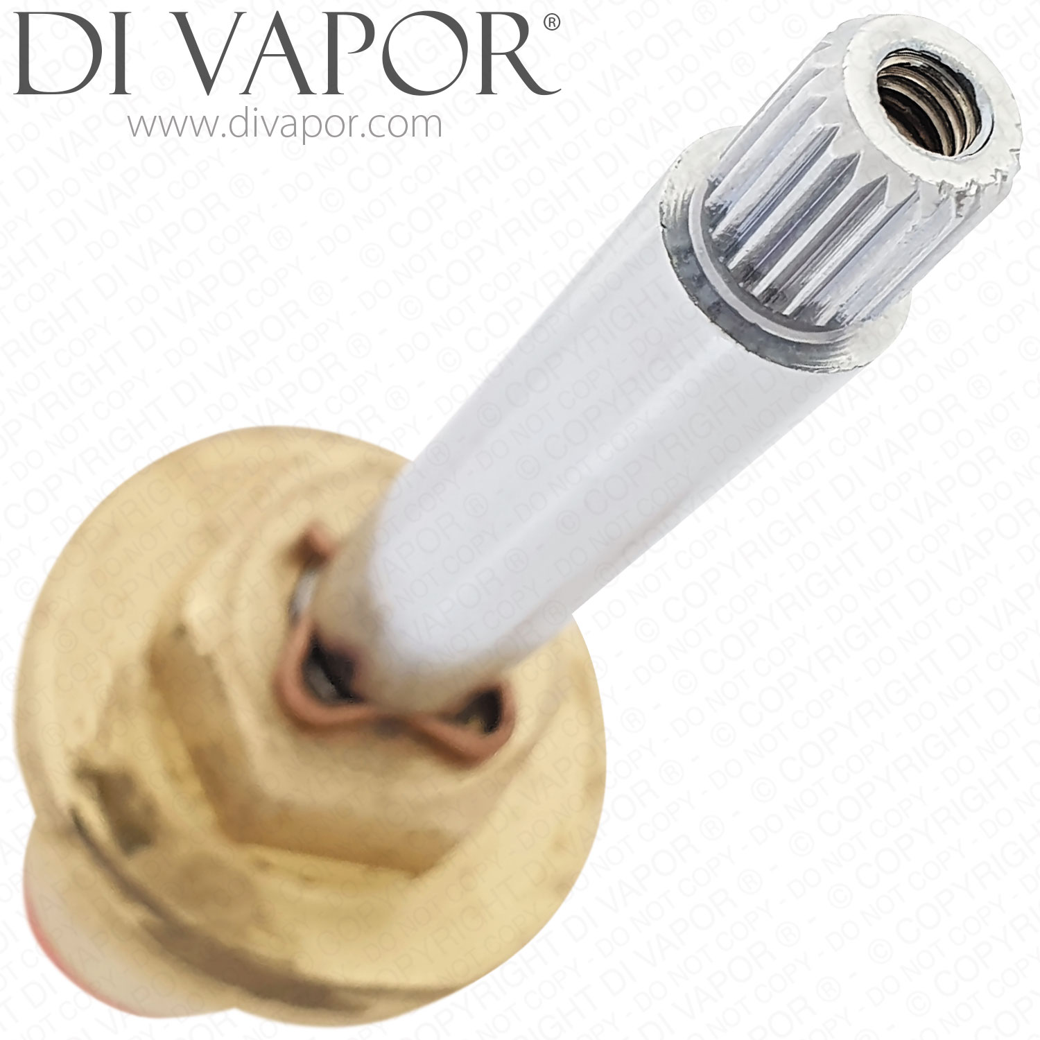 82mm Flow Control Cartridge - 20 Spline - 1/2 Inch BSP - Chrome