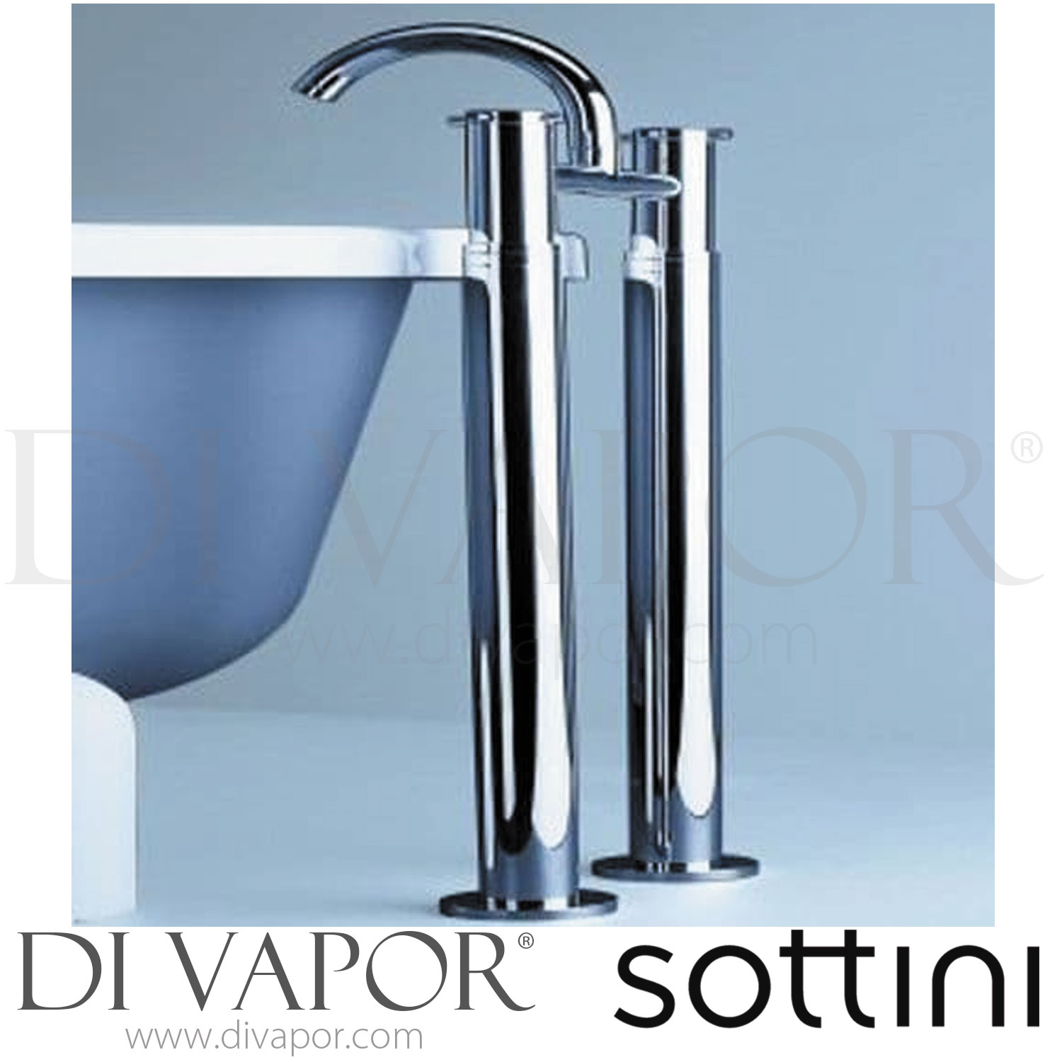Sottini Alchemy Dual Control Two Taphole Bath Filler Spare Parts ...