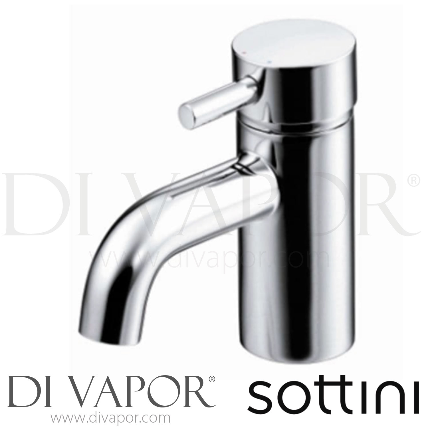 Sottini Alchemy Chrome Single Lever One Taphole Bath Filler Spare Parts ...