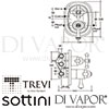 Sottini / Trevi E3115AA Traditional Built-In Thermostatic Shower Valve ...