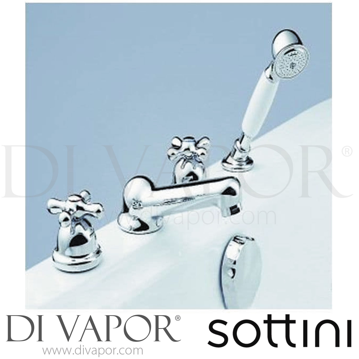 Sottini Reprise Dual Control Four Taphole Bath Shower Kit Spare Parts ...