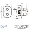Ideal Standard E6410AA Jasper Morrison Faceplate with Handles for ...