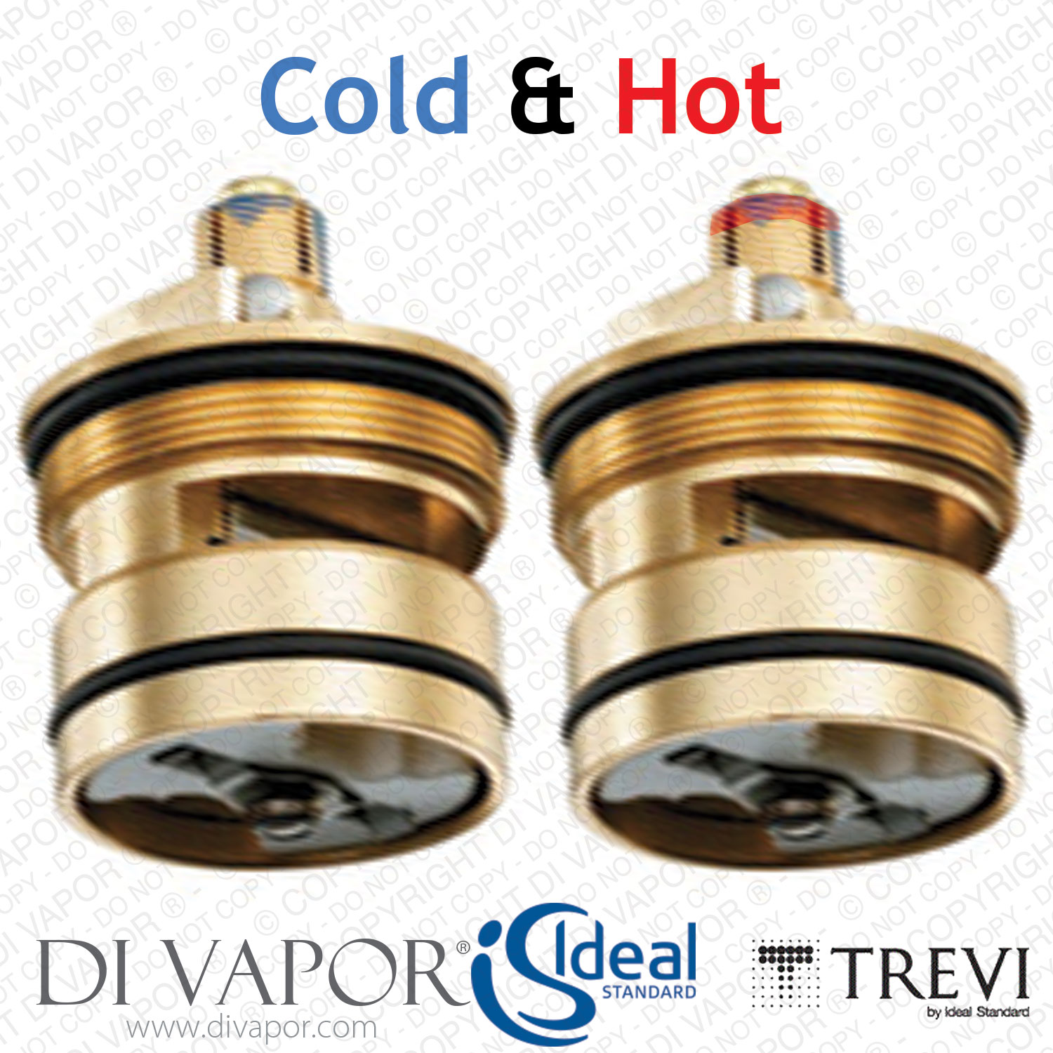 Ideal Standard E960599NU Hot & Cold 3/4 Inch Ceramic Disc Cartridge for ...