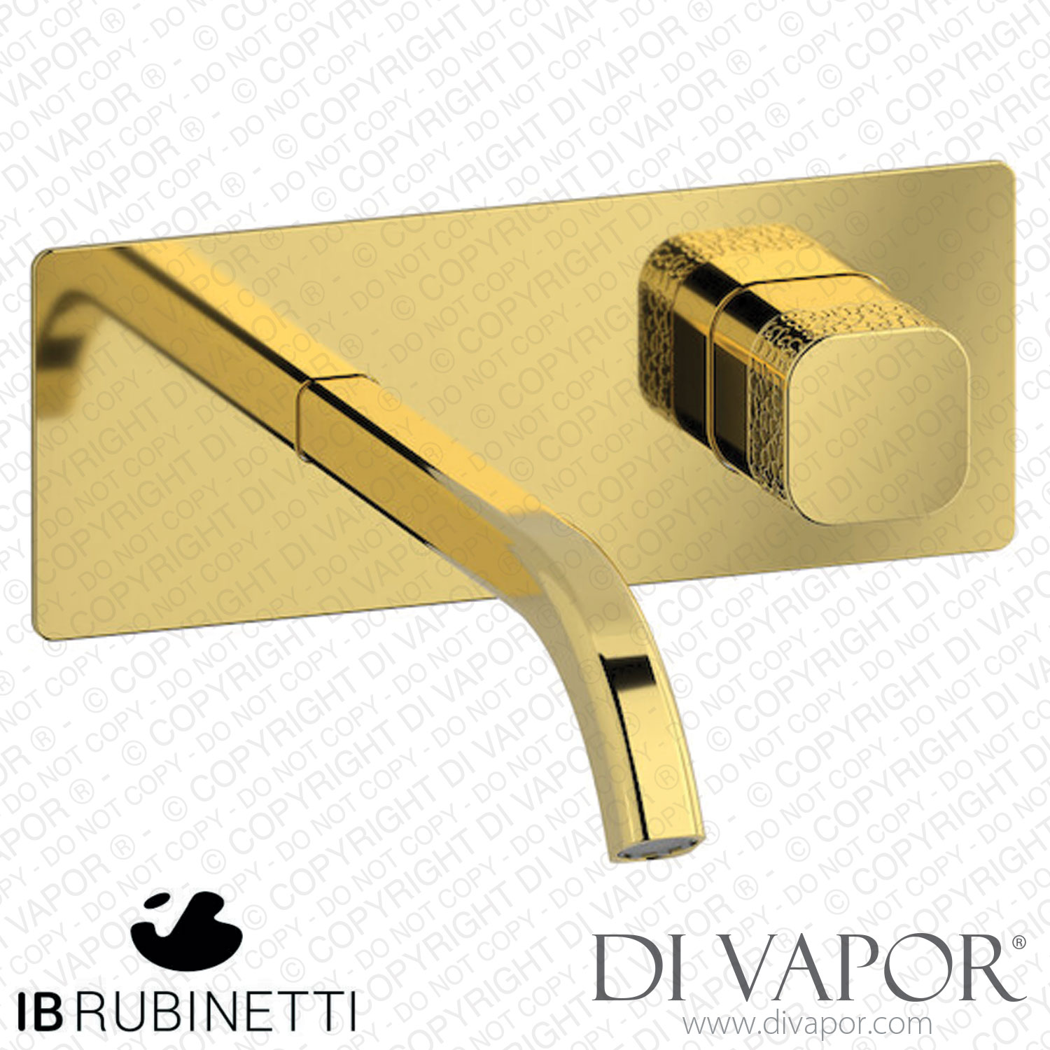 IB Rubinetti EEO206OO_2 Elio Exposed Parts for Wall Mounted Washbasin ...