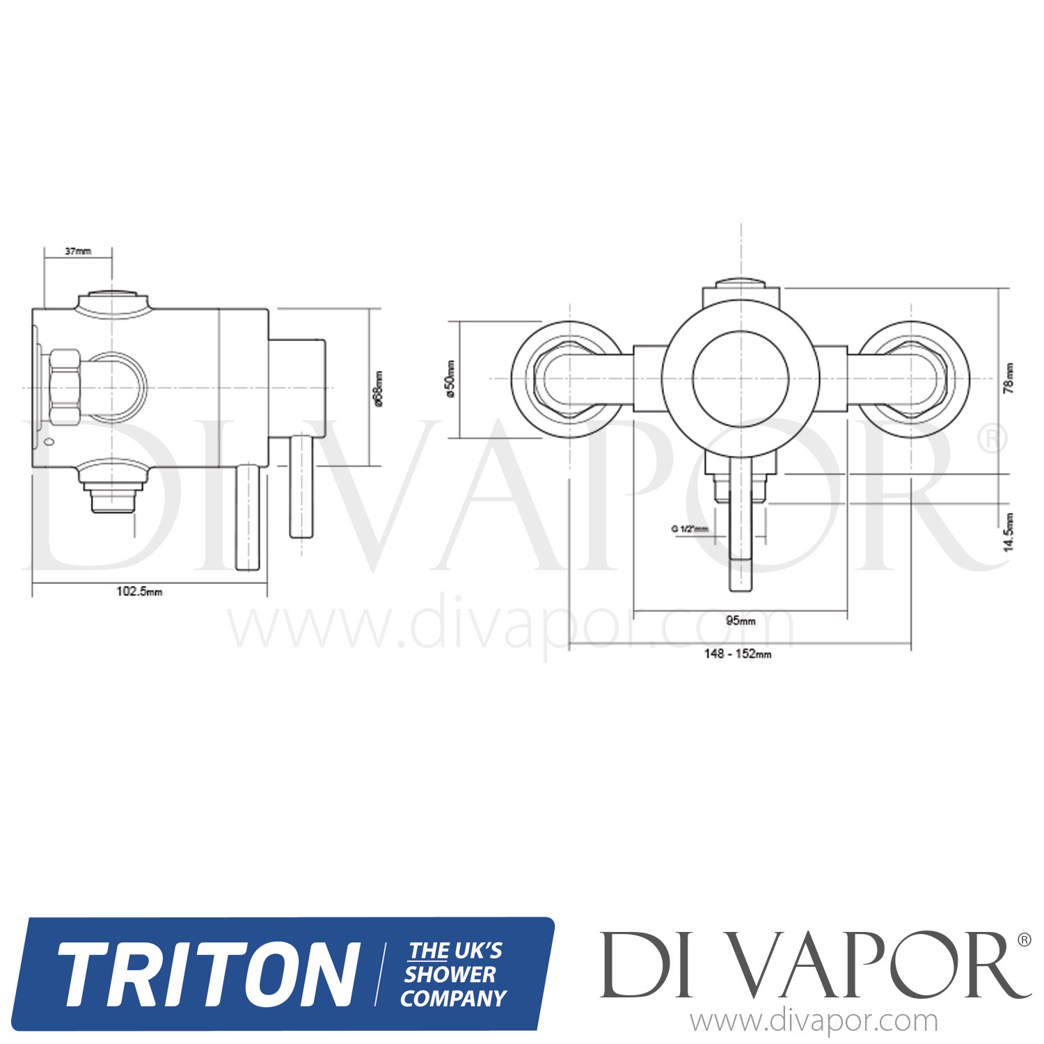 Triton ELICMINCEXVO Elina Exposed Concentric TMV3 Inclusive Mixer ...