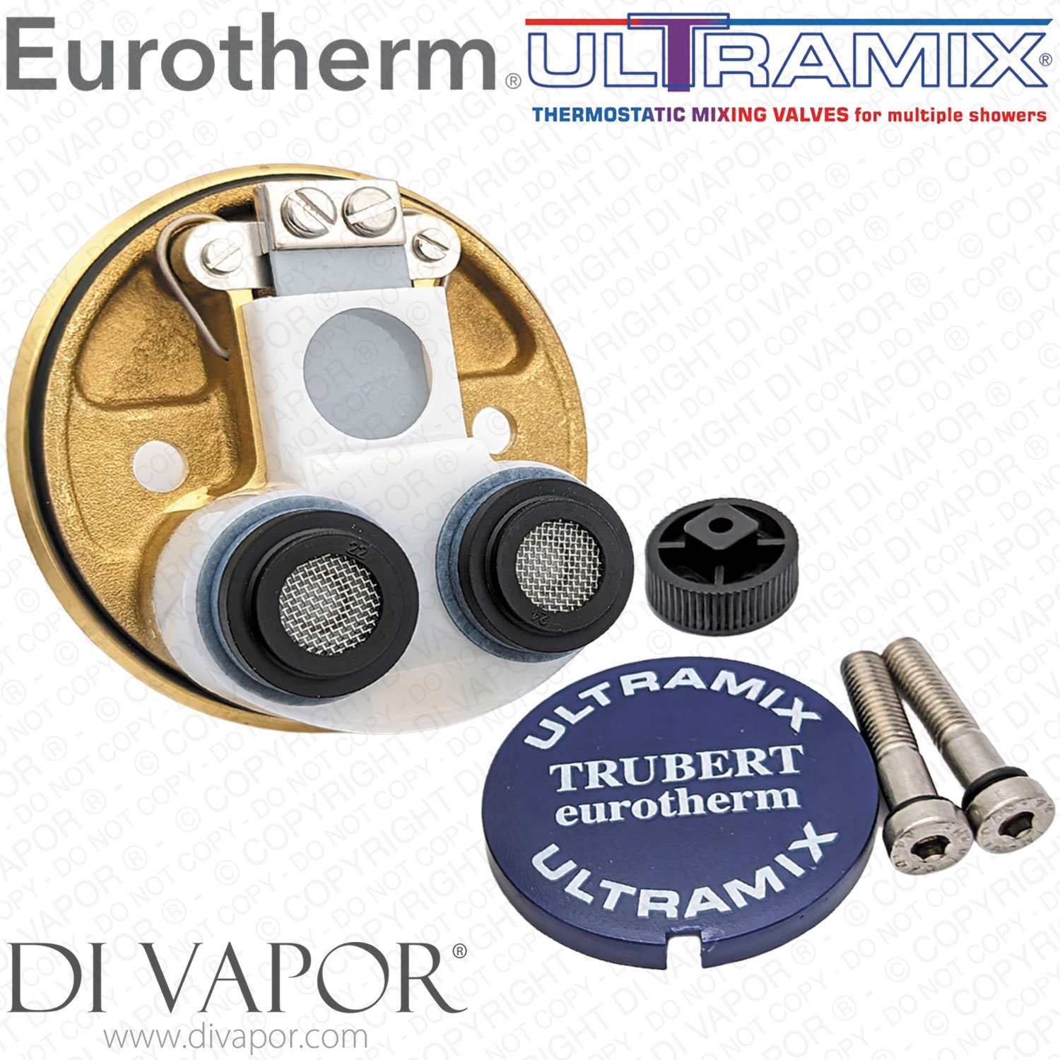 Ultramix Trubert Eurotherm TX137 Thermostatic Cartridge (TX91E37, TX91C37)